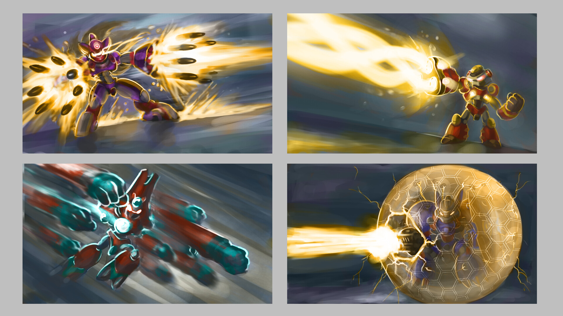 ArtStation - Beta-type Class Robots Special Attacks