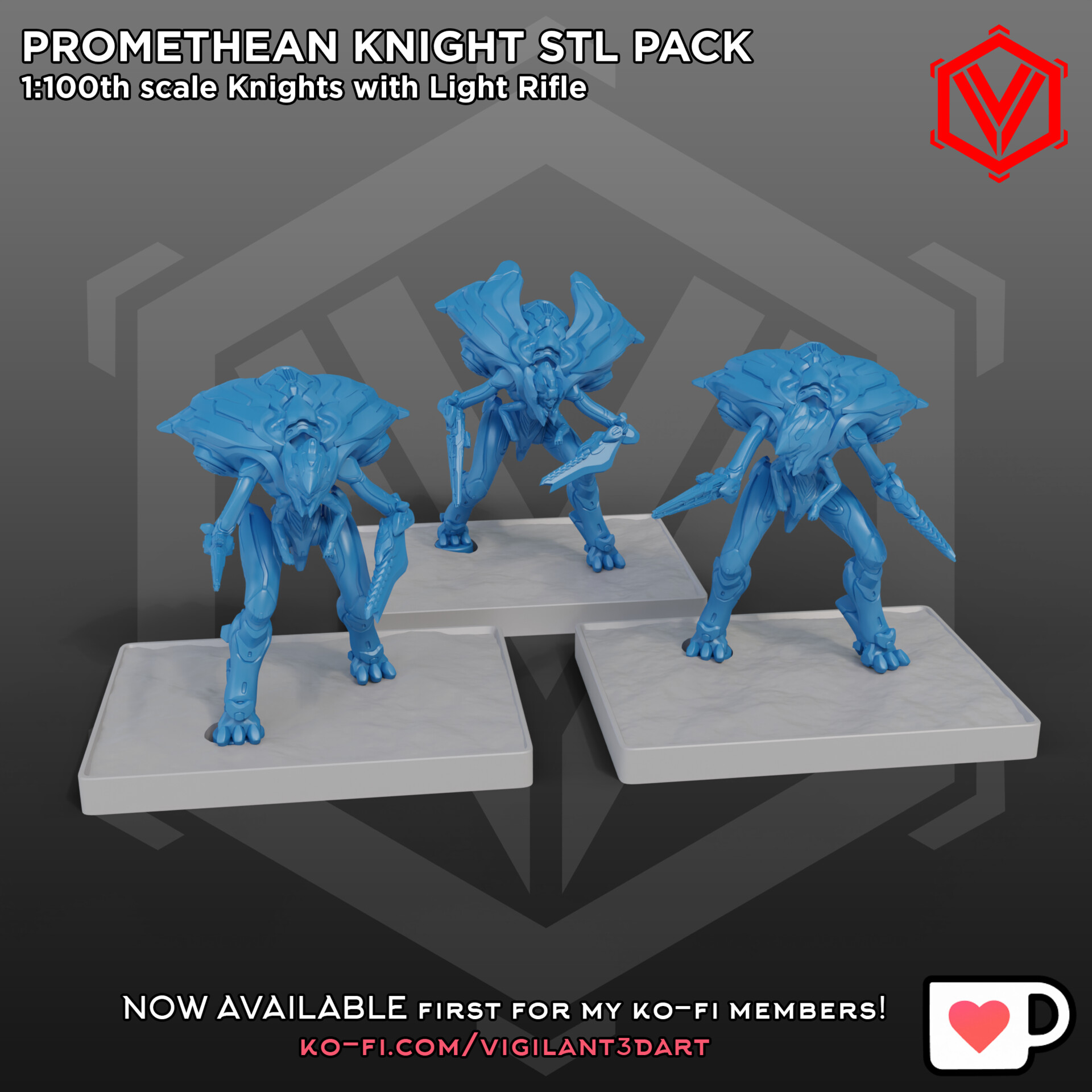 Vincent Colborn - Promethean Knights - Halo Miniature Fan Project