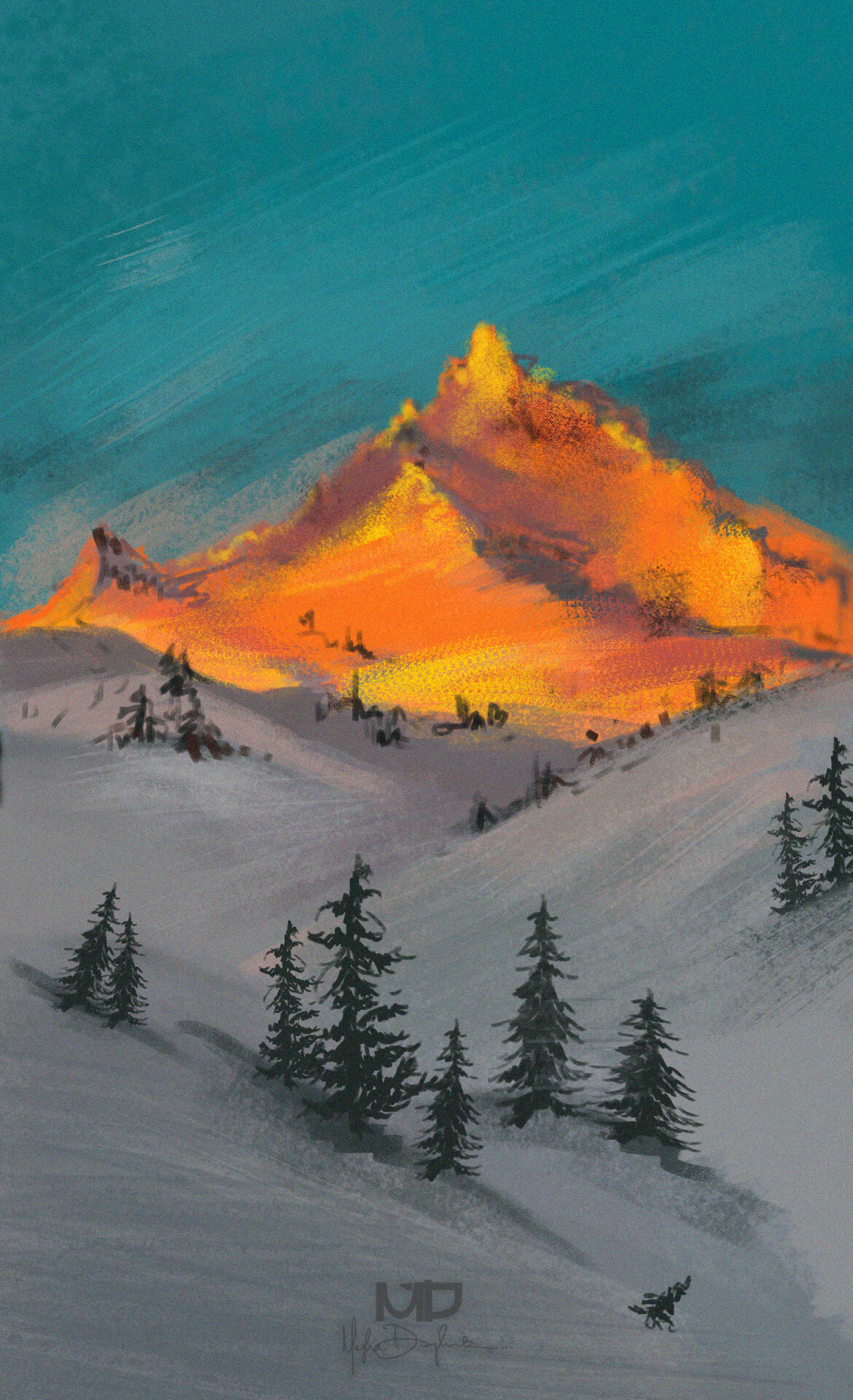 ArtStation - Value Study Painting