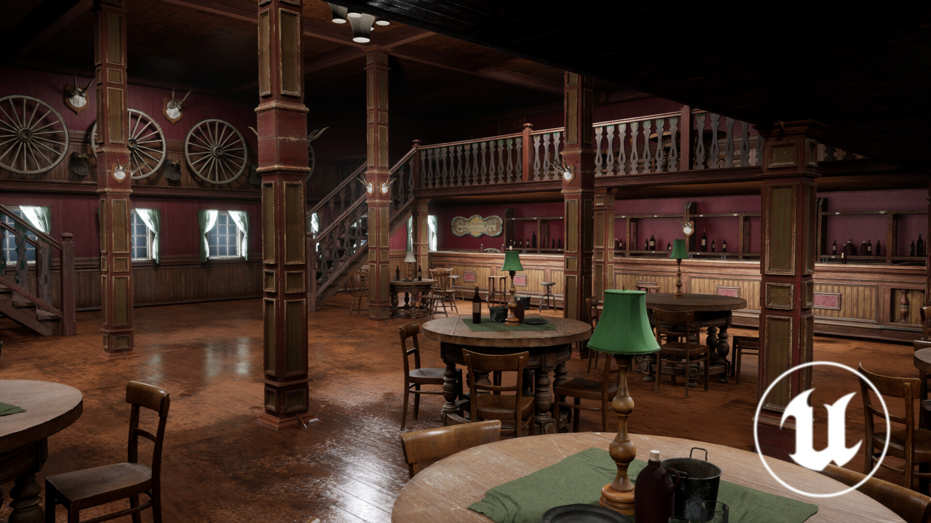 Robin Raj - Saloon Interior OI