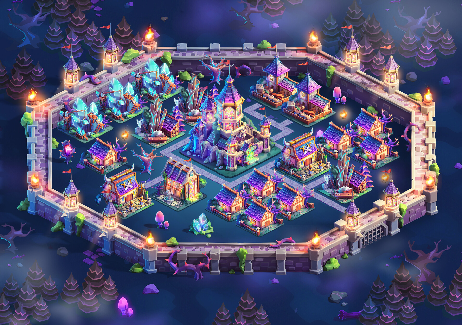 ArtStation - Town 4d Strategy