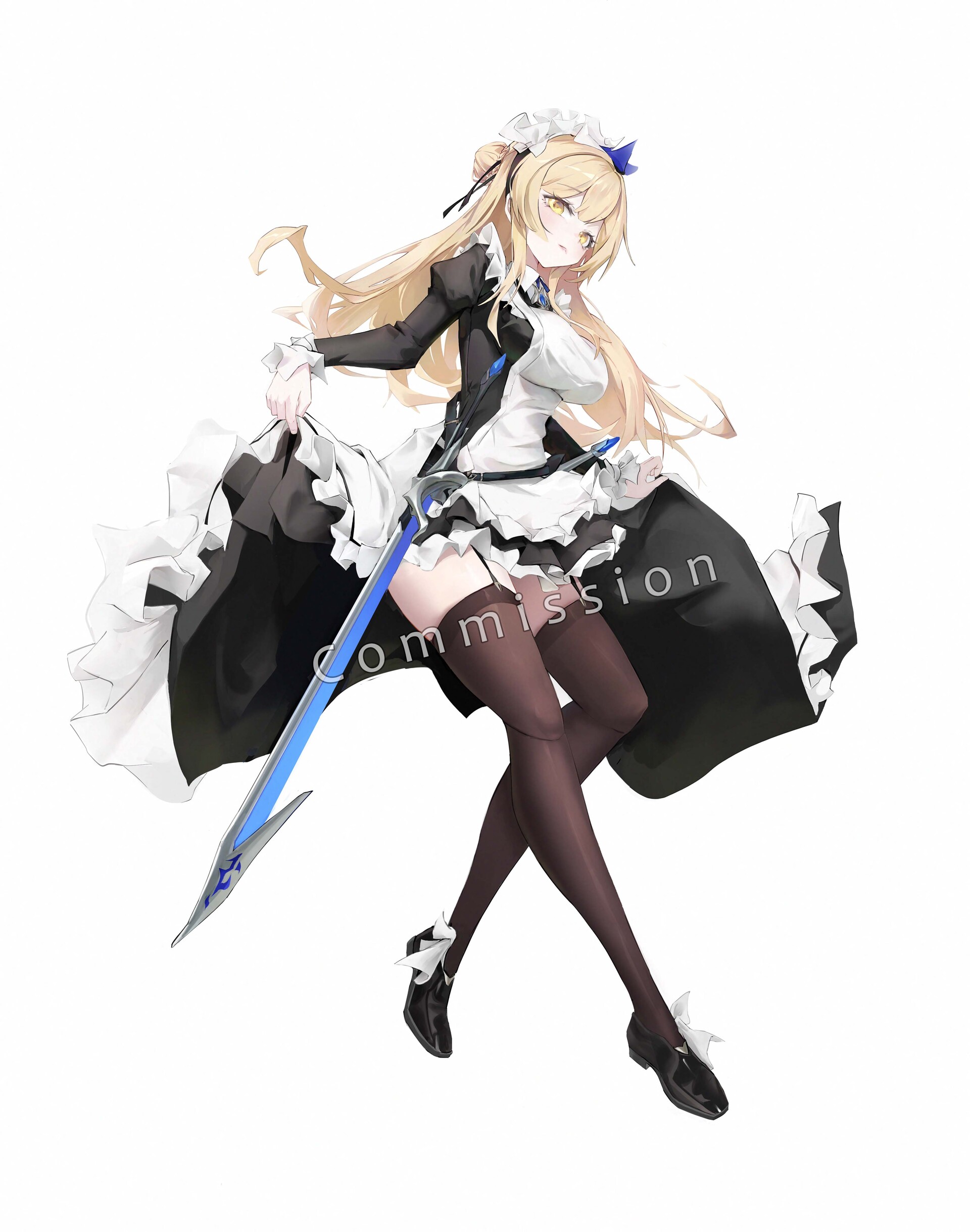 ArtStation - combat maid doll commission