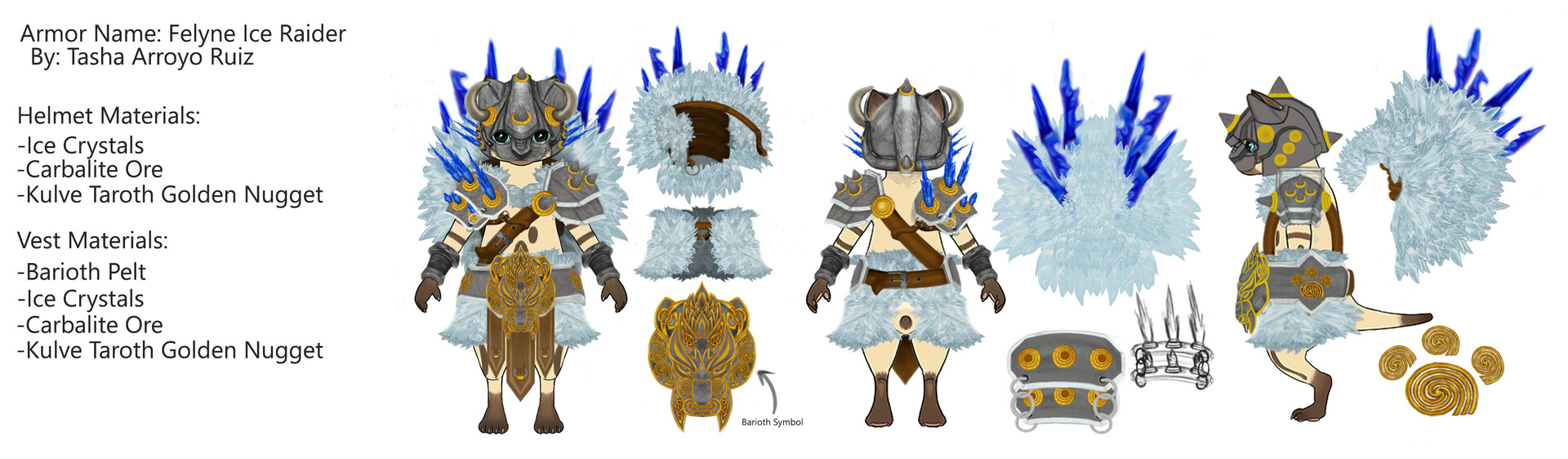 ArtStation - Iceborne Explorer Set: Monster Hunter World Palico Design ...