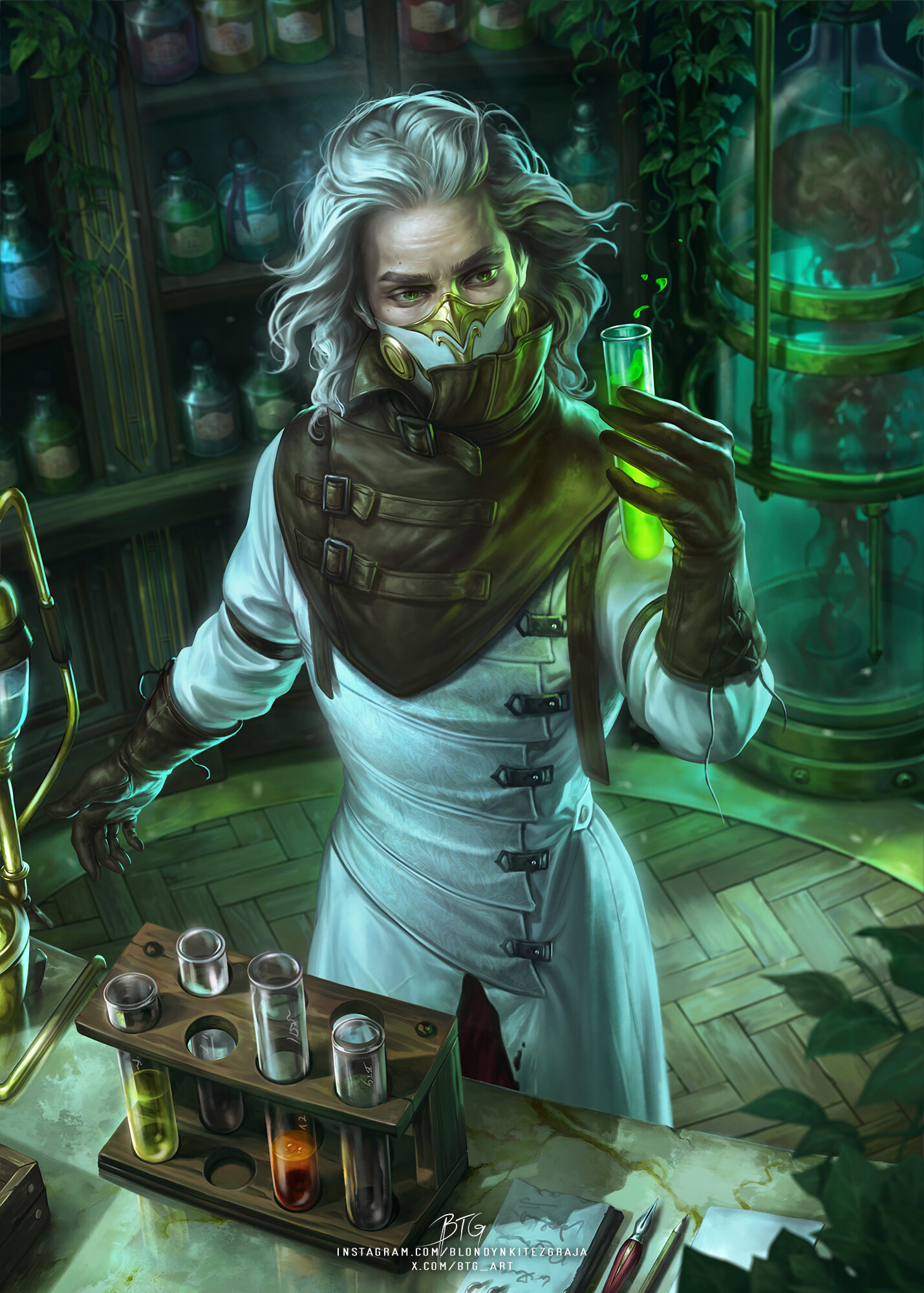 ArtStation - Man of Science laboratory