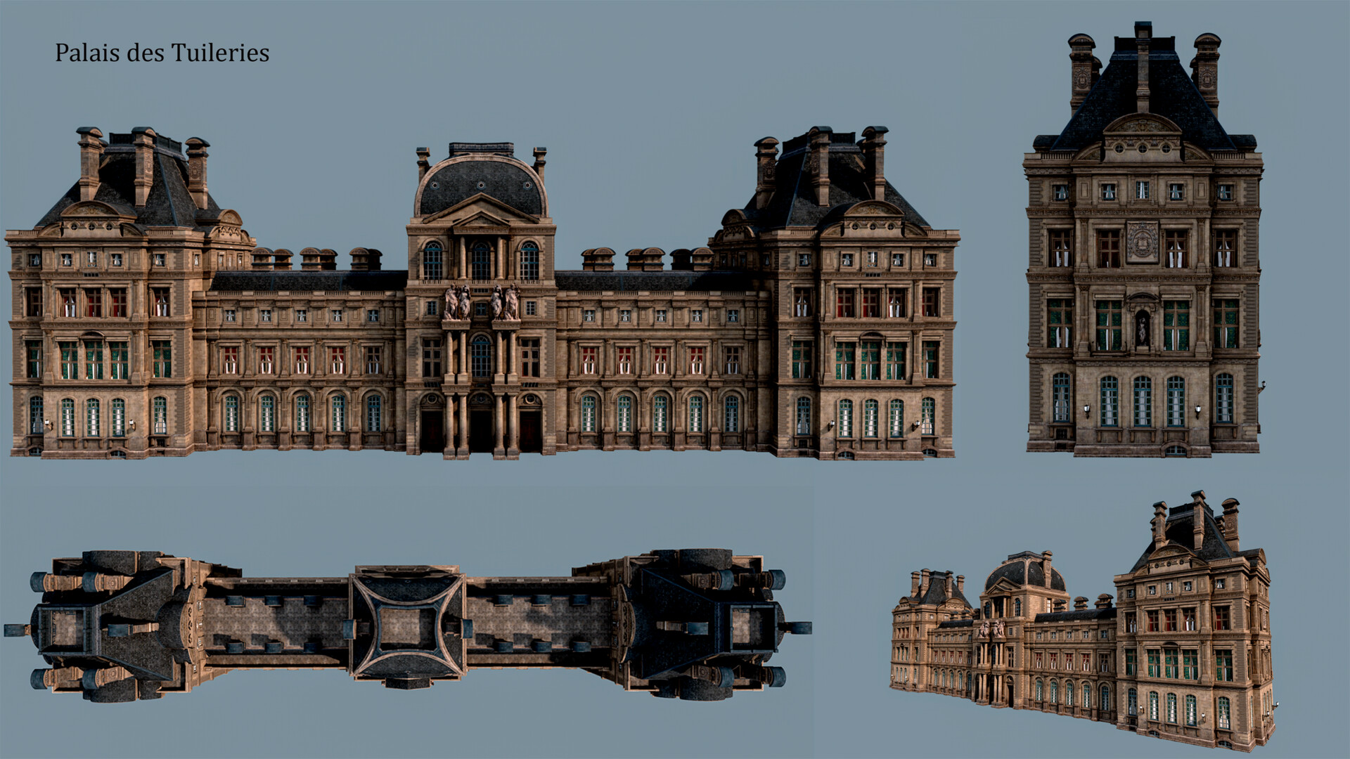 Viktar Siarheyeu - Notre-Dame de Paris, Palais des Tuileries