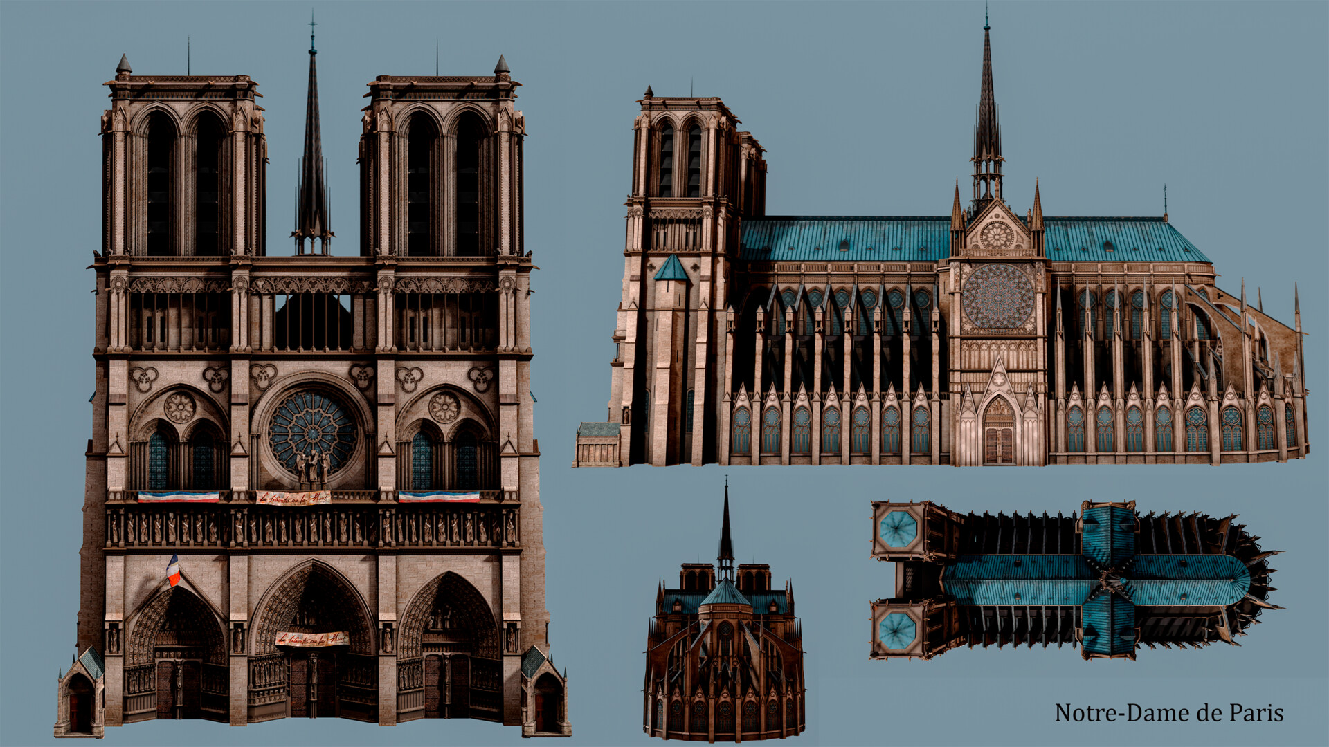 Viktar Siarheyeu - Notre-Dame de Paris, Palais des Tuileries