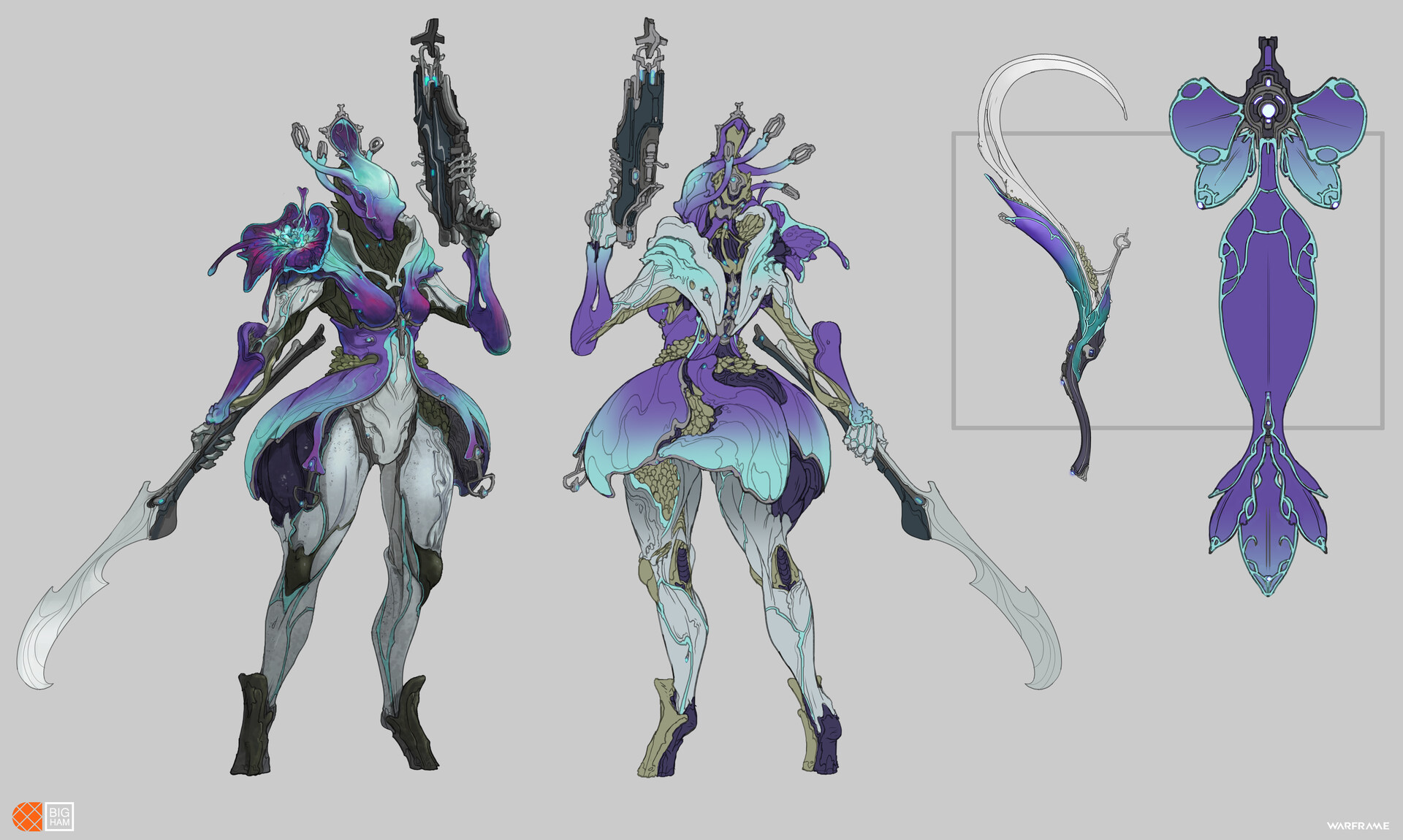 Sean Bigham - Warframe: Saryn Orchid & Ivara Deluxe Skins