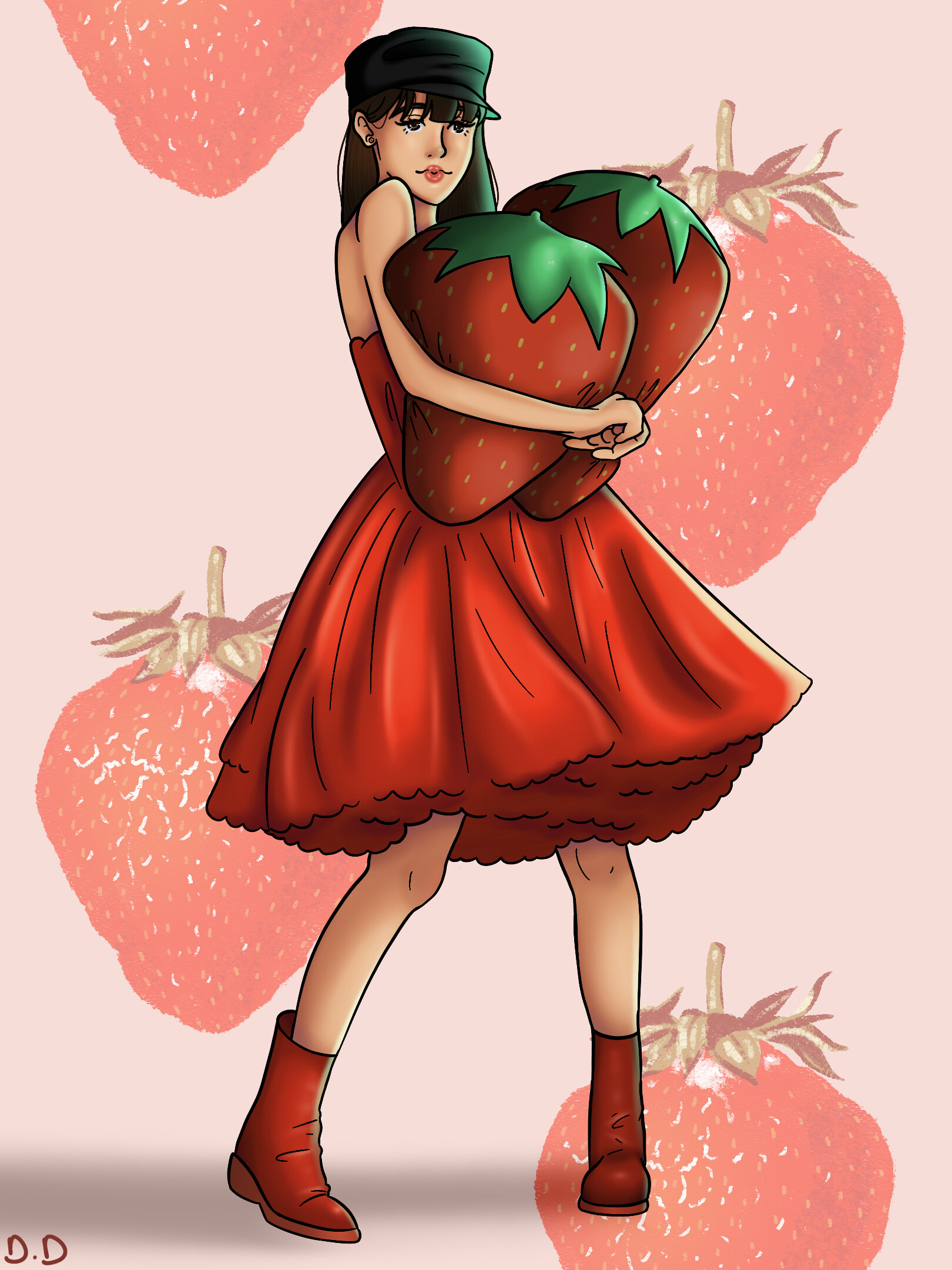 ArtStation - Strawberry Girl