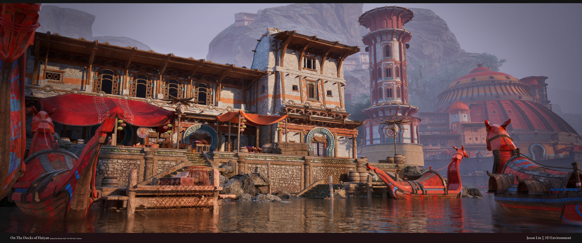 ArtStation - On The Docks of Haiyan | UE5