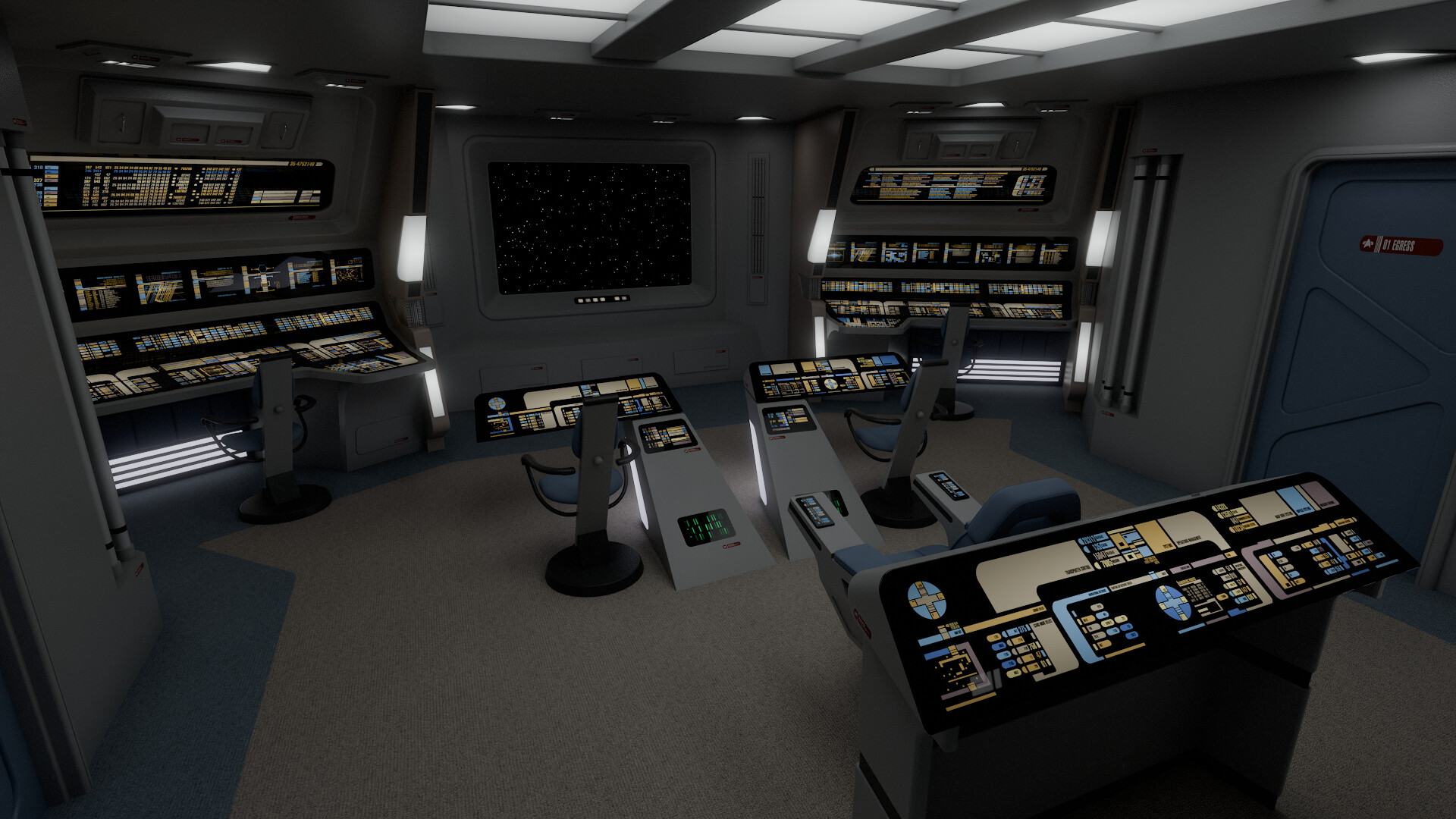 Tadeo D'Oria - USS Pride - Deck 14: Battle Bridge