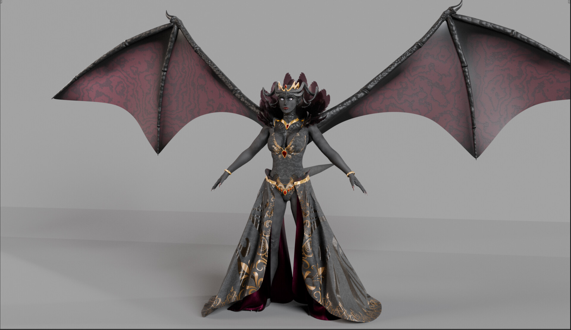 ArtStation - Ursa the Black Dragon