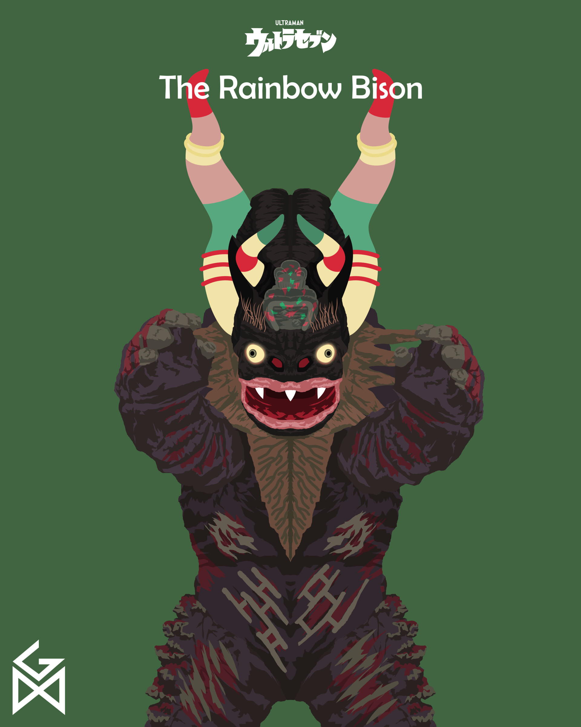 ArtStation - The Rainbow Bison