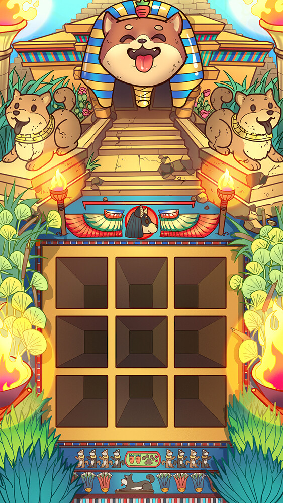 ArtStation - Shiba Inu Character, animation, map, UI design for "Yo ...