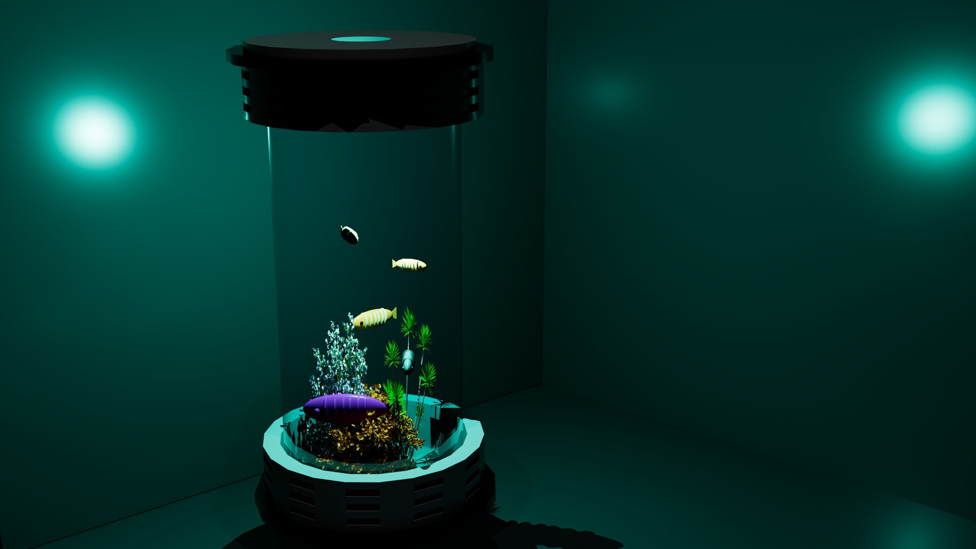 ArtStation - Futuristic Fish Tank