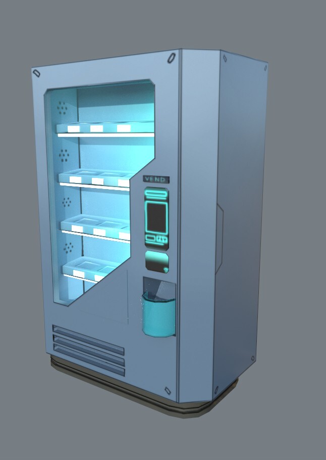 ArtStation - Vending Machine Art Challenge / NOT MY CONCEPT ART