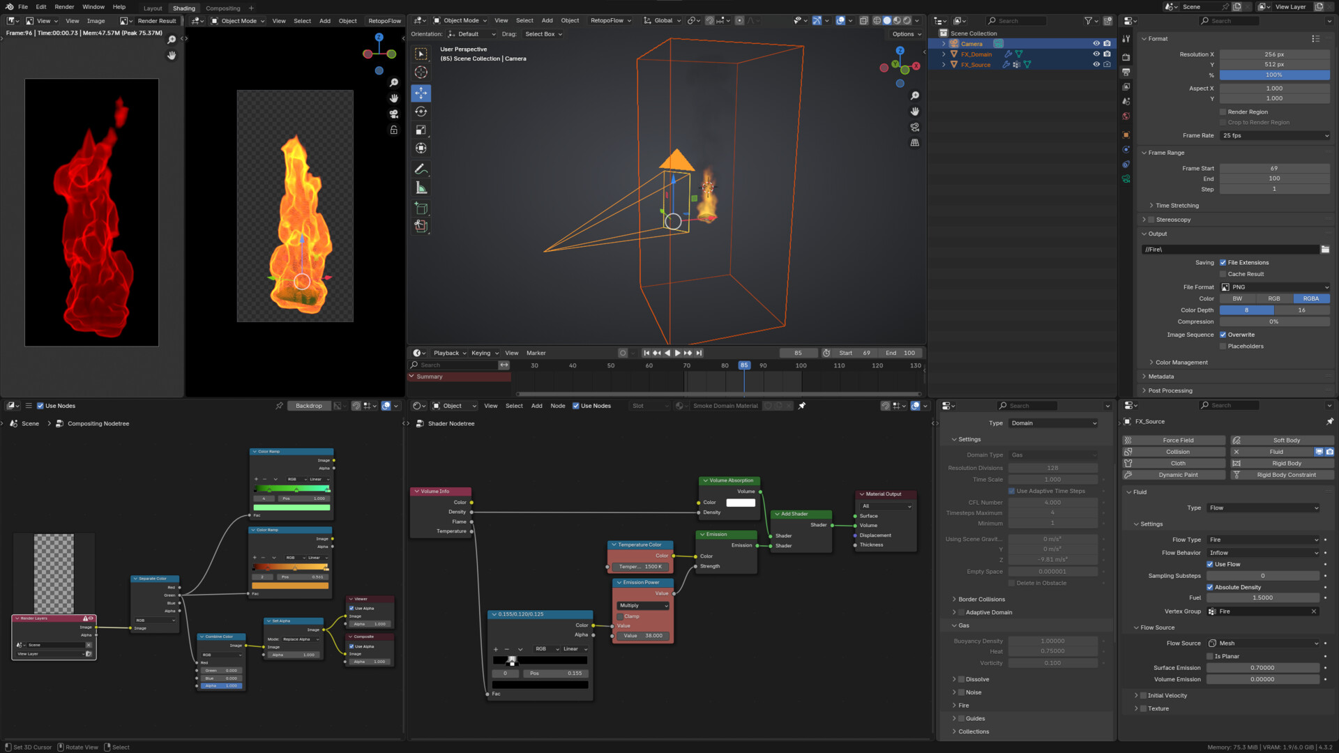 Pavel Ivanin - Blender Fire Simulation for UE Effects