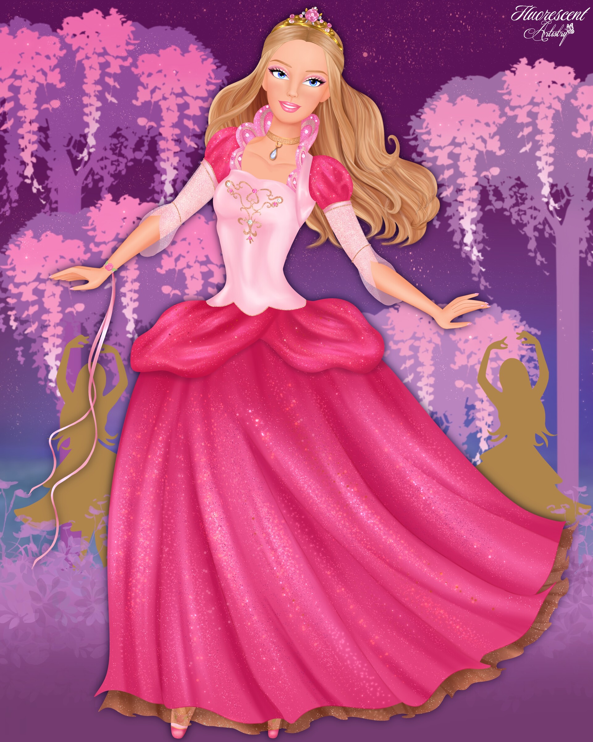 ArtStation - Princess Genevieve - Barbie in the 12 Dancing Princesses