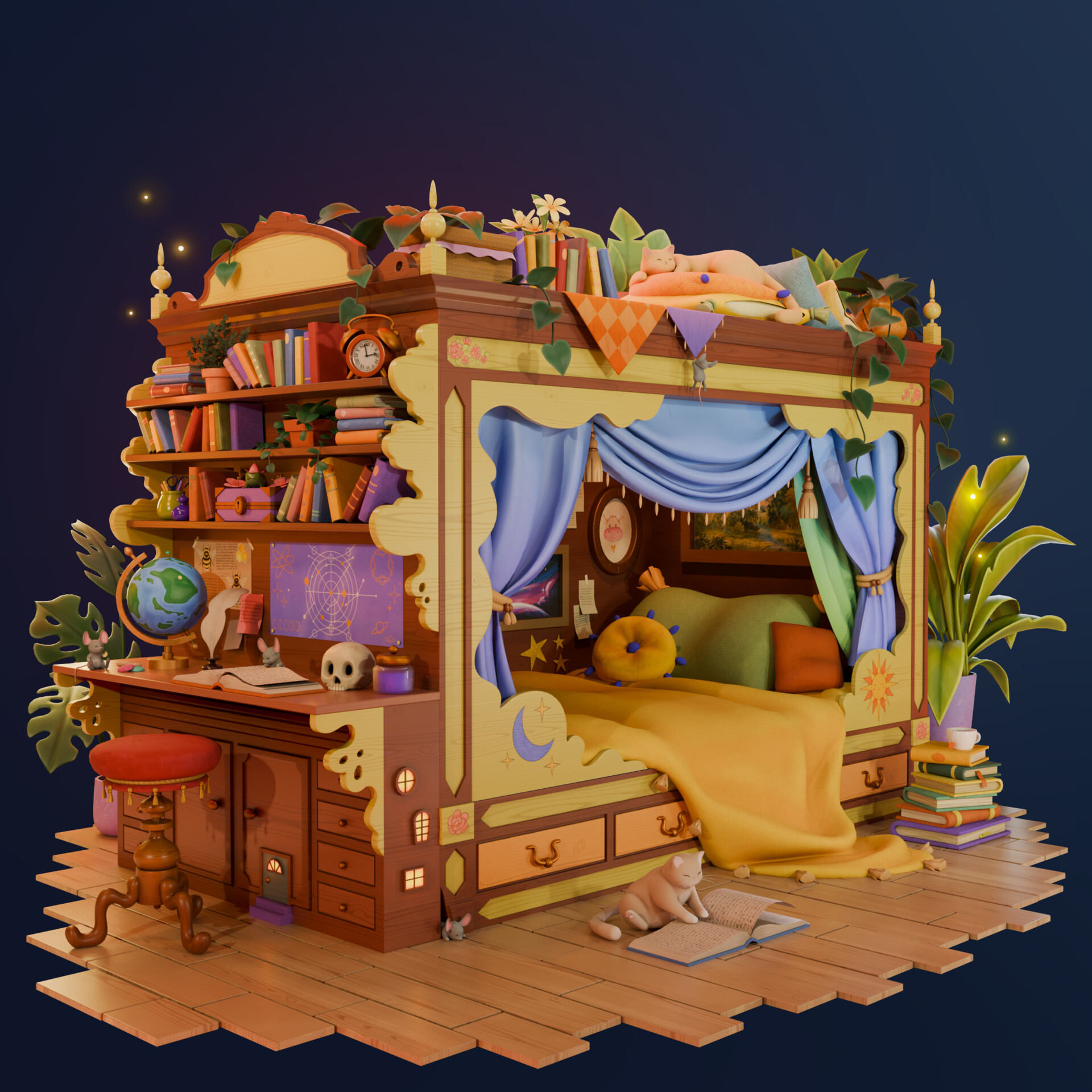 ArtStation - Props training scene