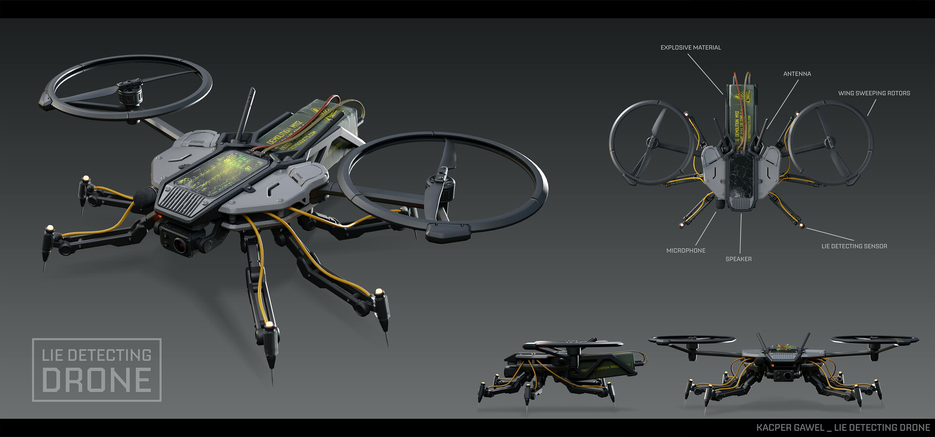 ArtStation - Lie Detecting Drone