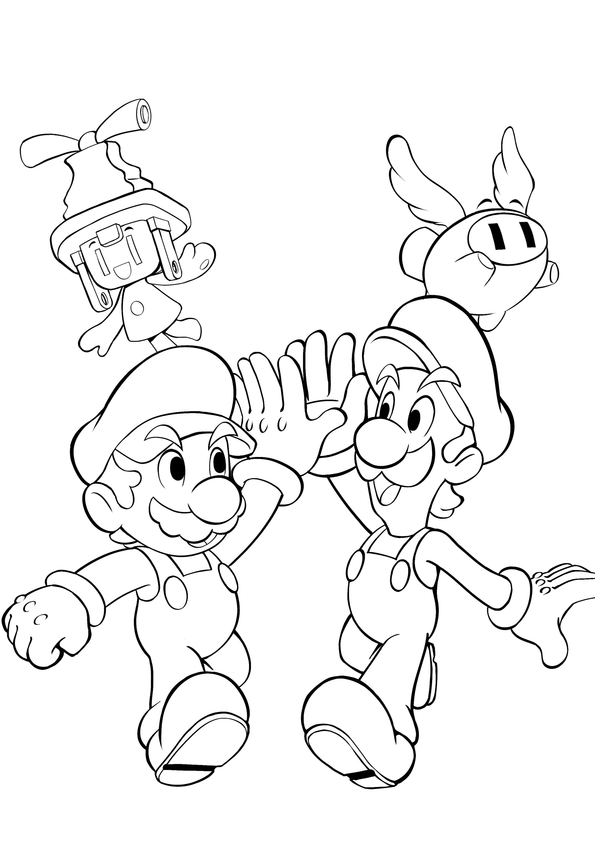 Raphaela Silva - -COMMISSION- Mario & Luigi: Brothership Cover