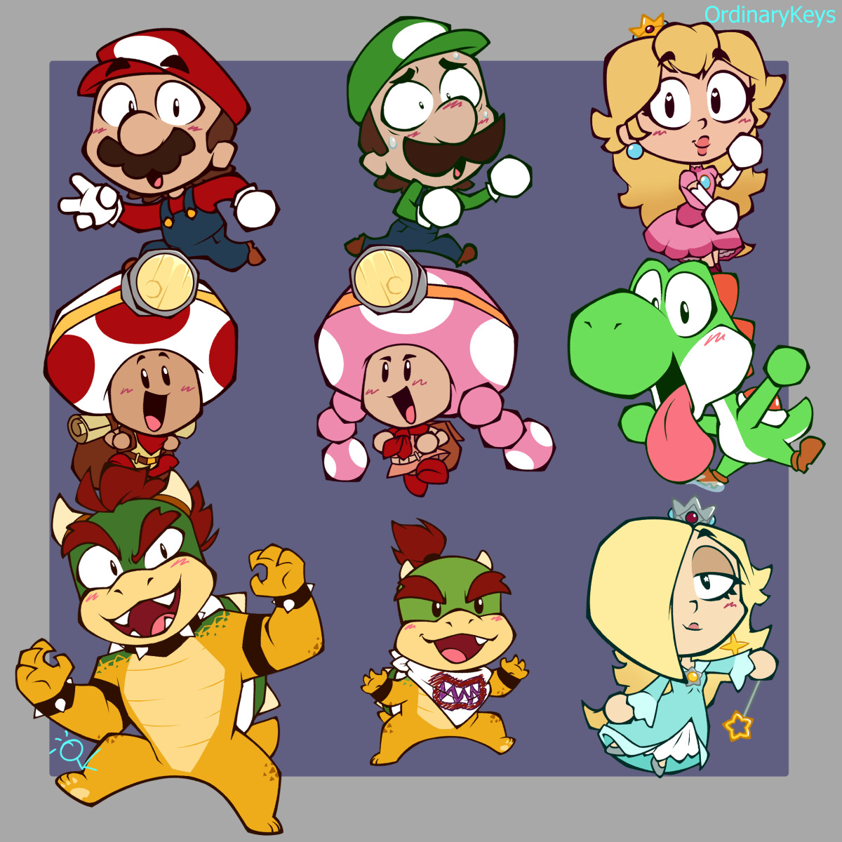 ArtStation - Super Mario - Little Guys