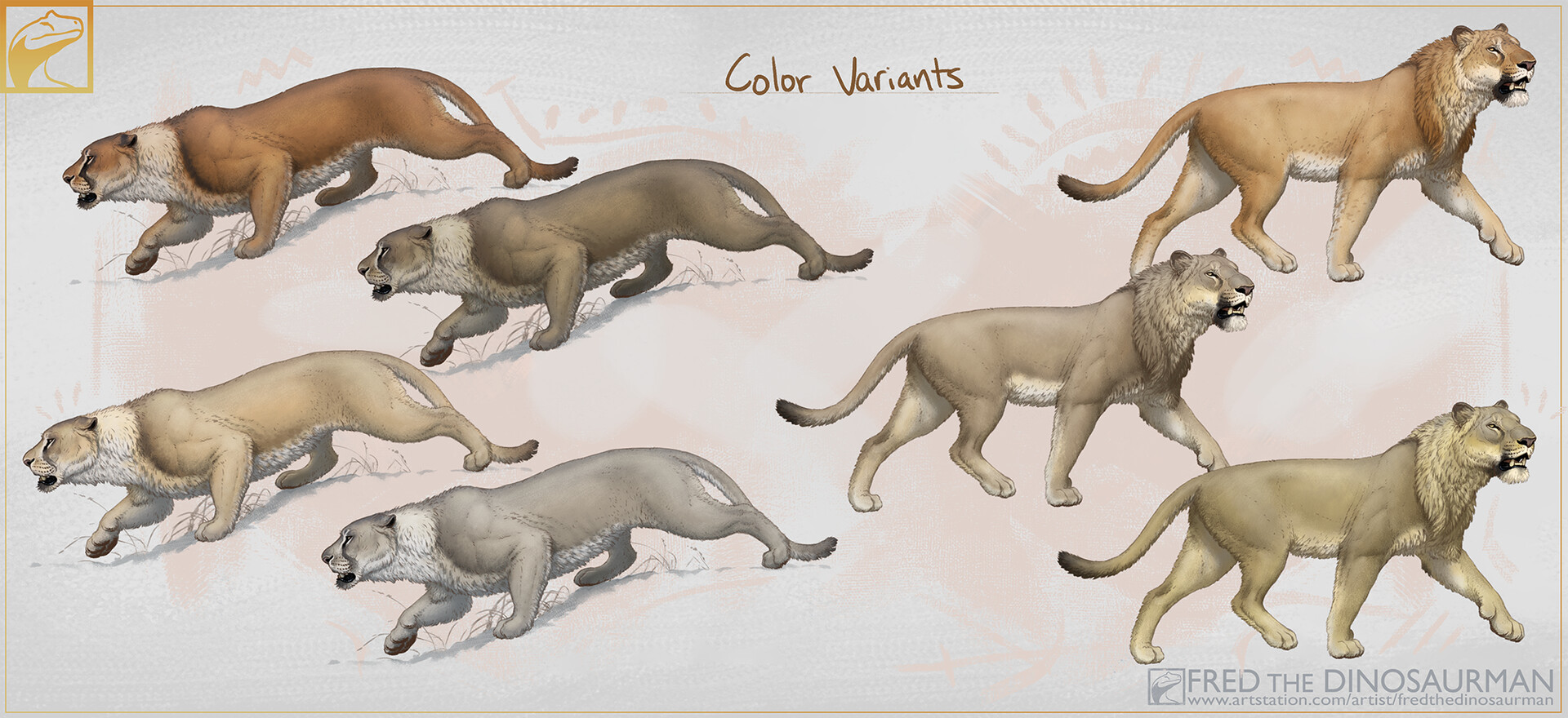 american cave lion size