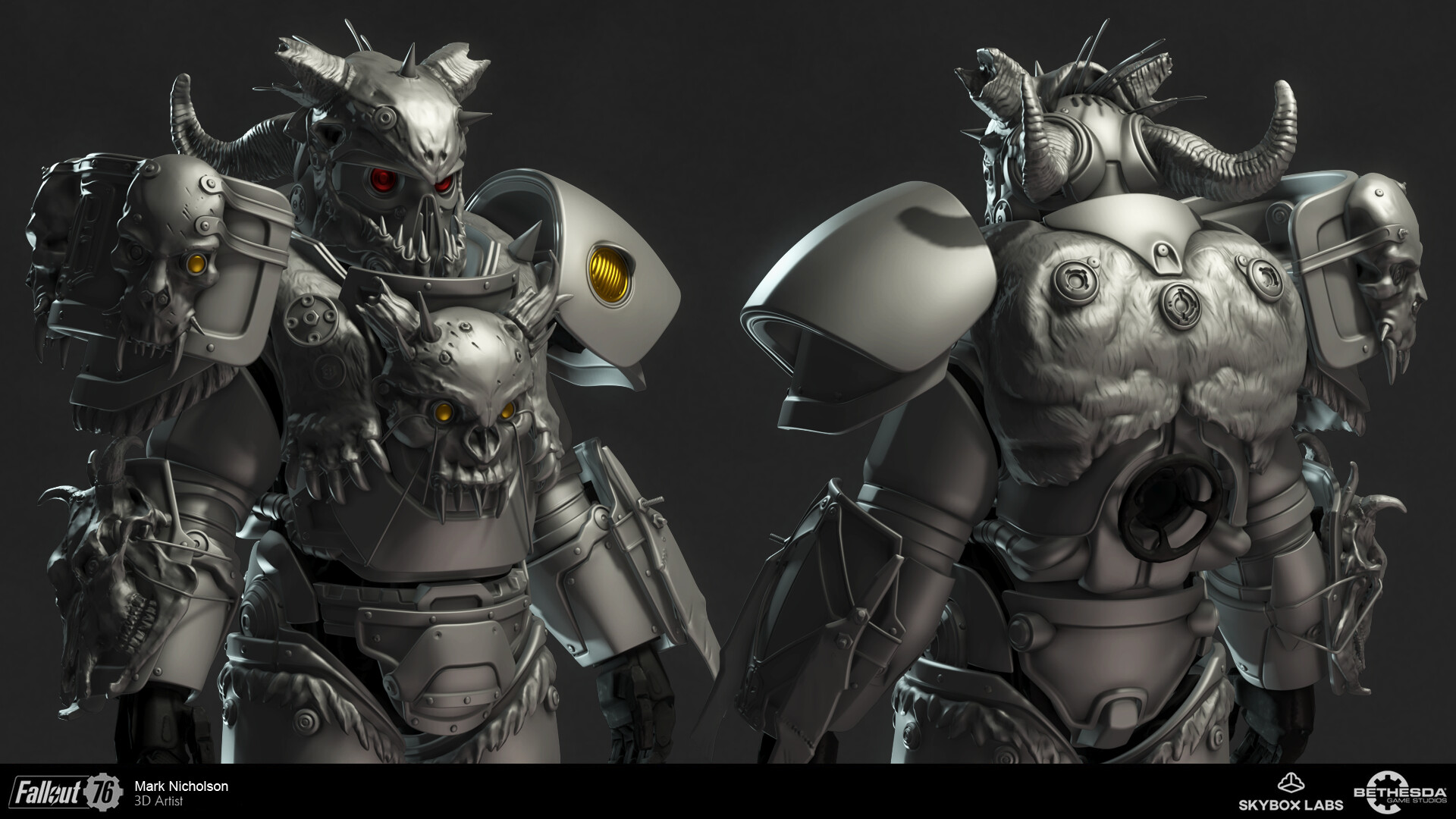 Mark Nicholson - Fallout 76 - Cryptid Hunter Power Armor