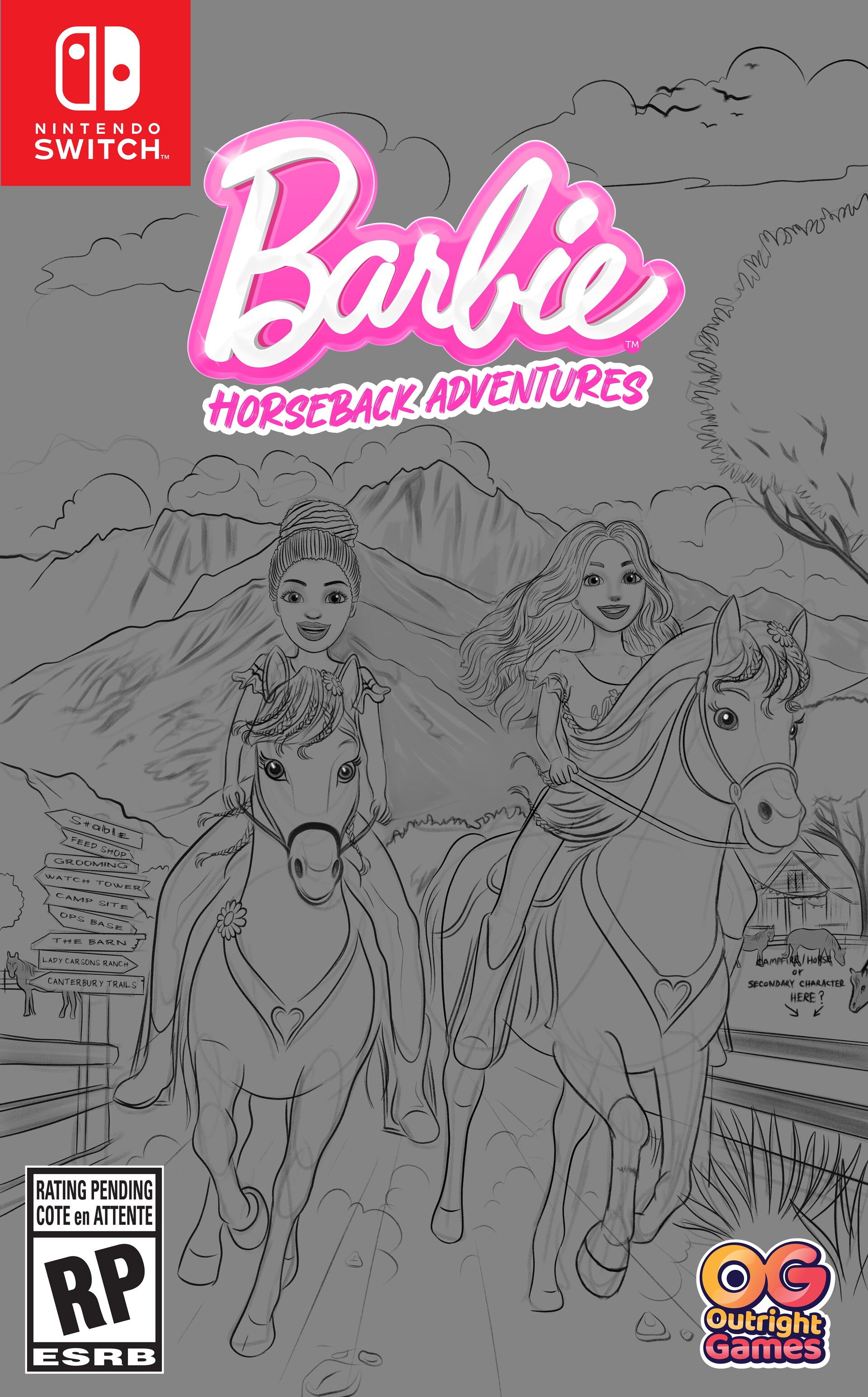 barbie horse adventures coloring pages