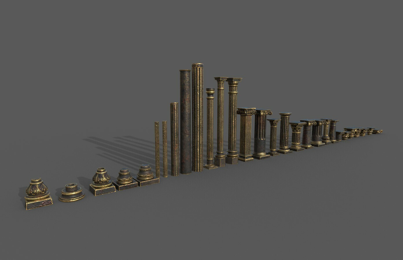 ArtStation - Free Classic columns