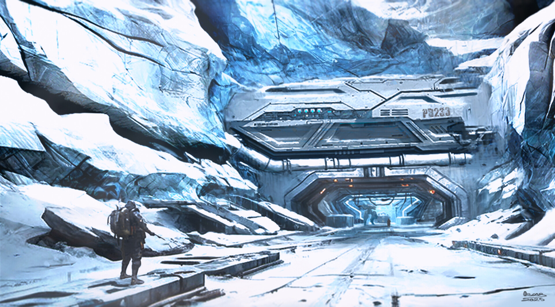 ArtStation - Entrance to the polar base