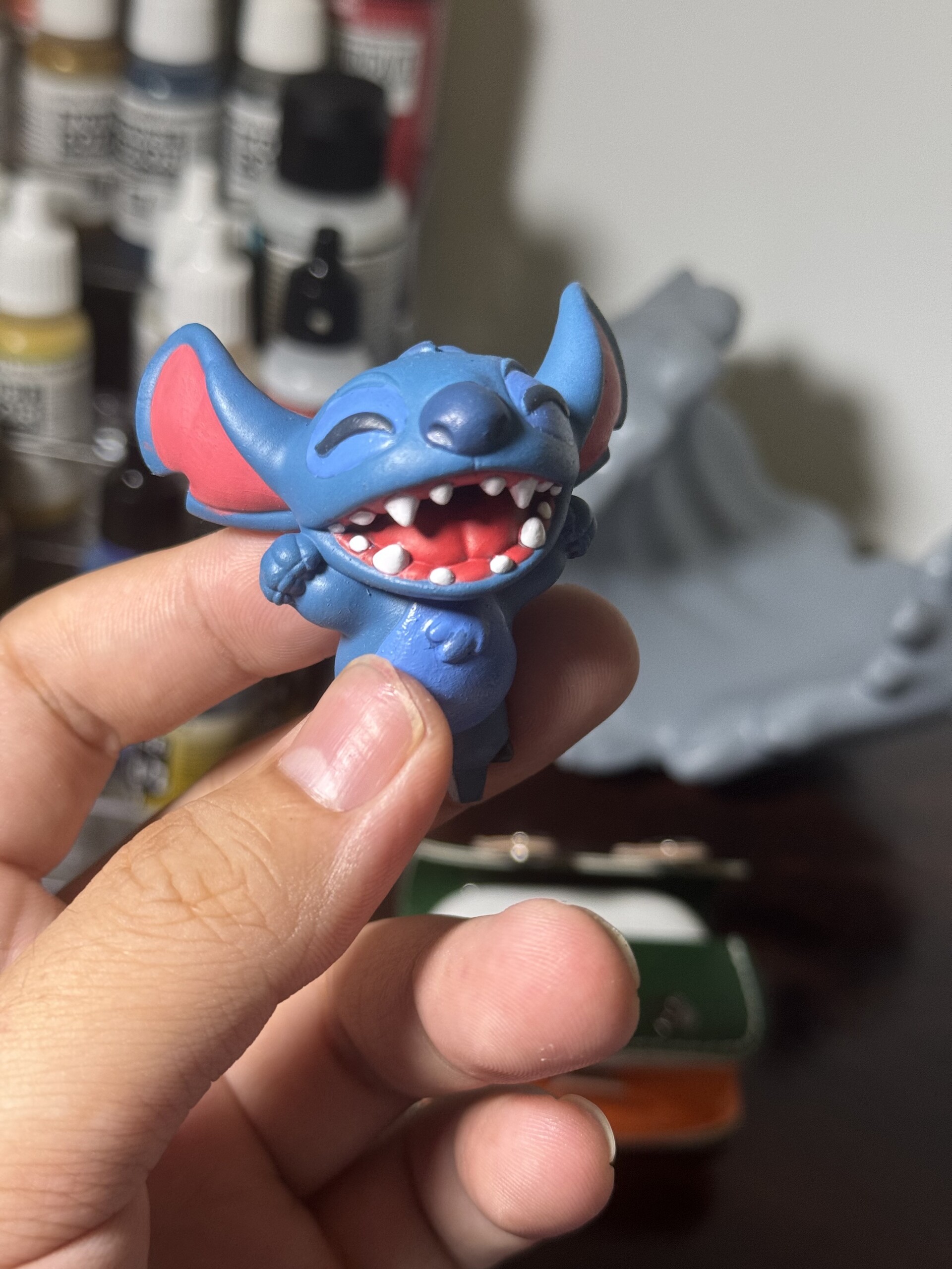 ArtStation - Lilo&Stitch 3D printing and Paint