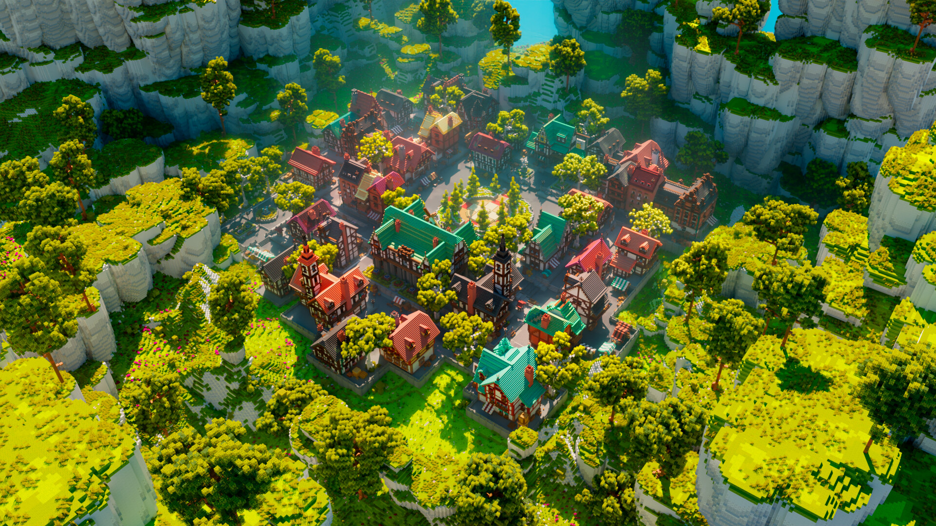 ArtStation - Life in the mountains - MMORPG map