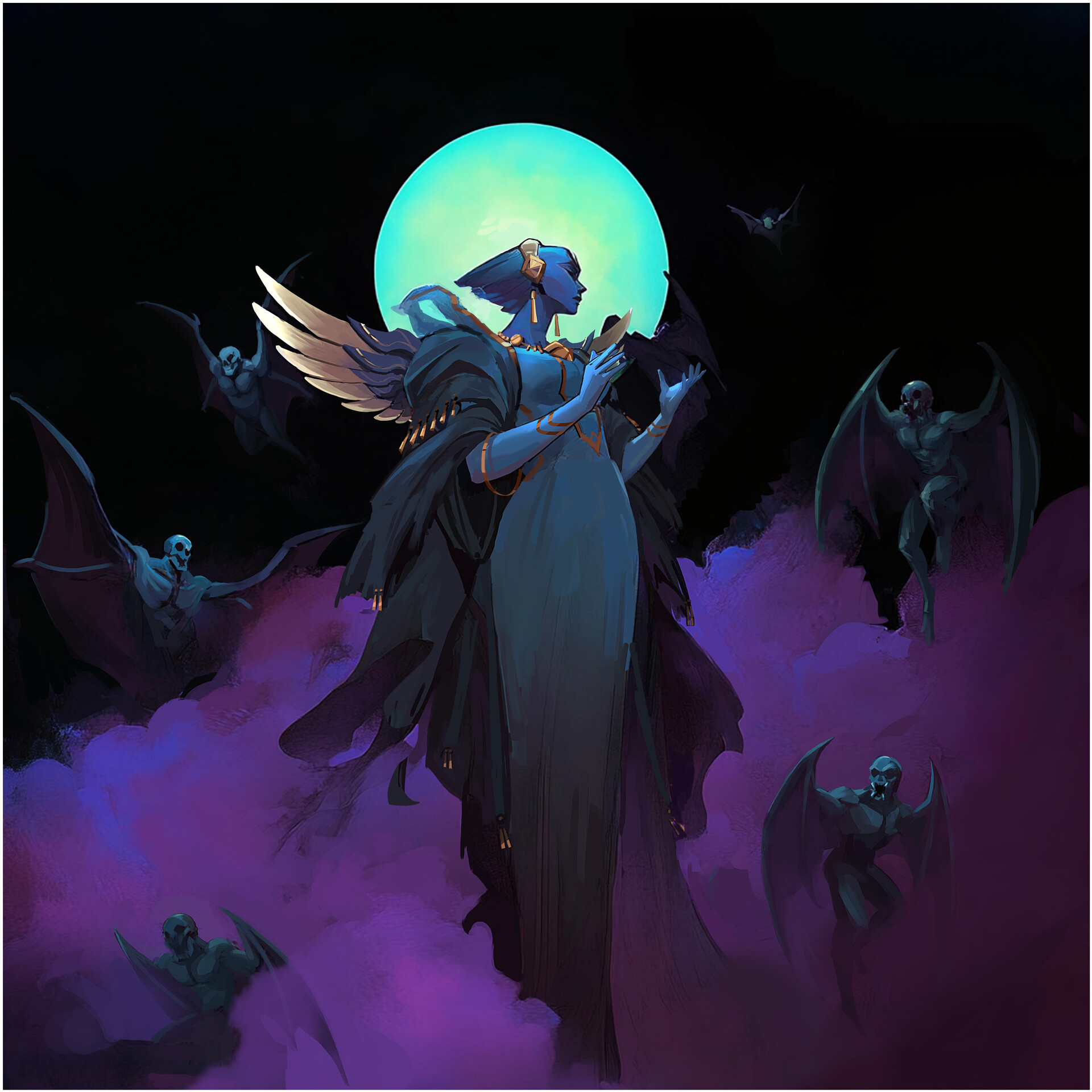 ArtStation - Guardian of the Crescent Moon