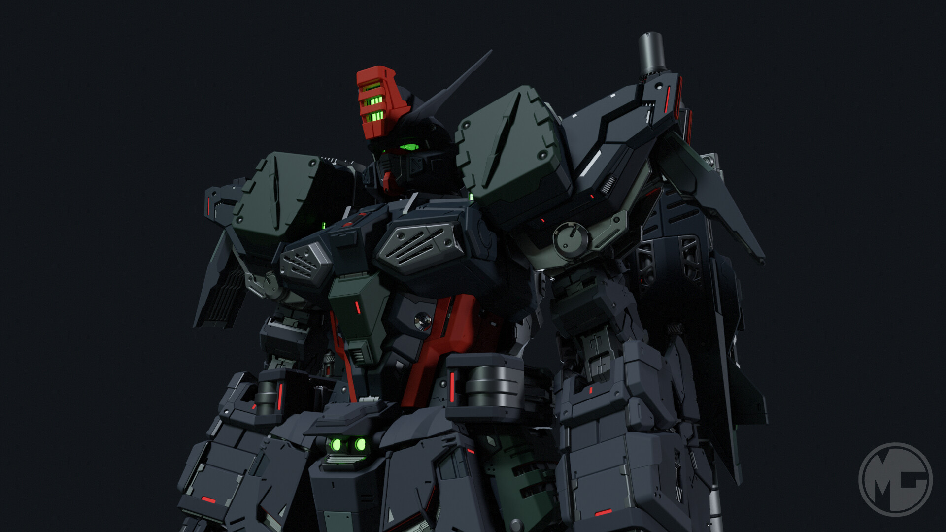 ArtStation - Buster Gundam (wip)