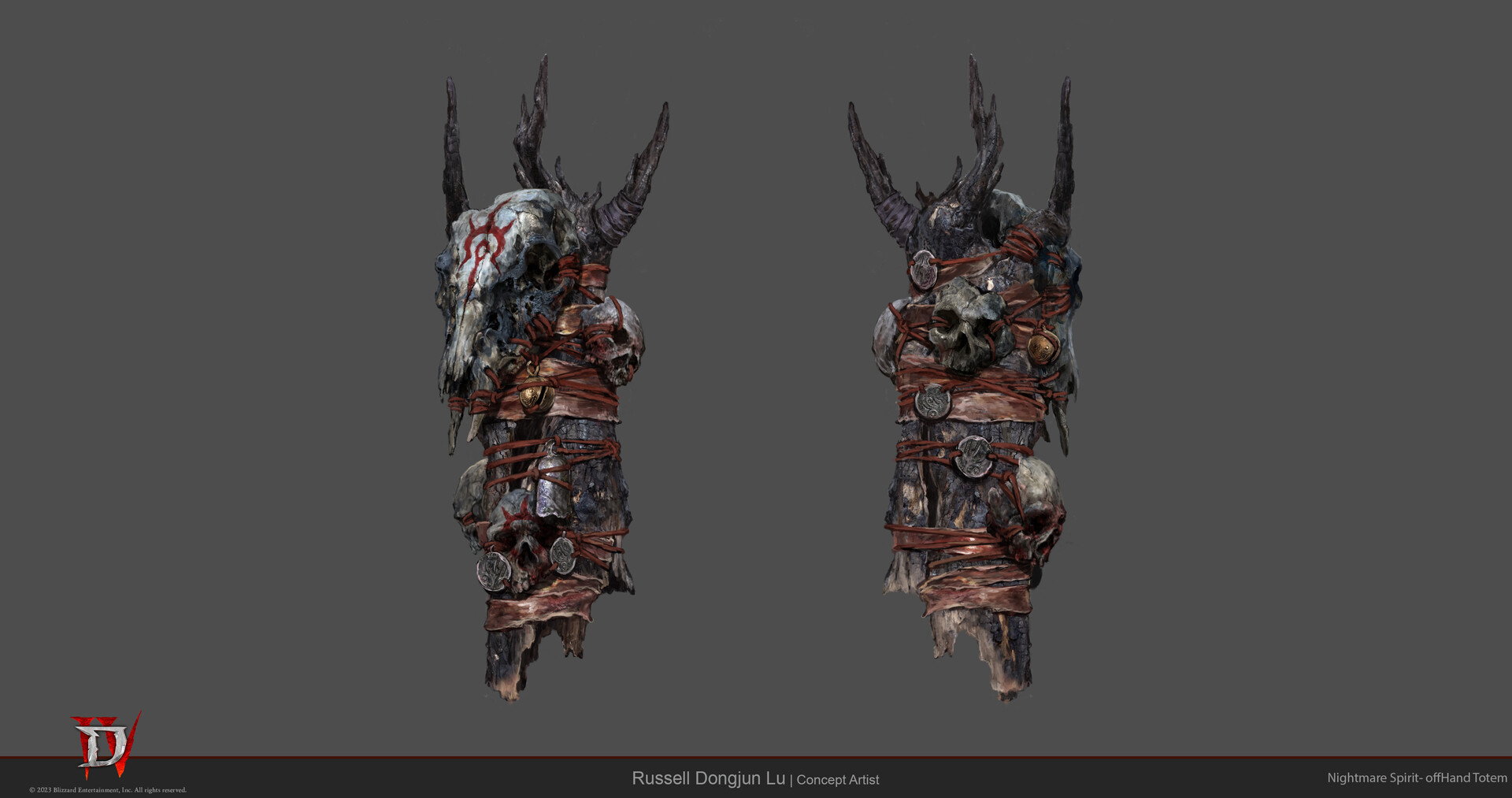 Russell Dongjun Lu - Nightmare Spirit- Druid Armor Concept Design