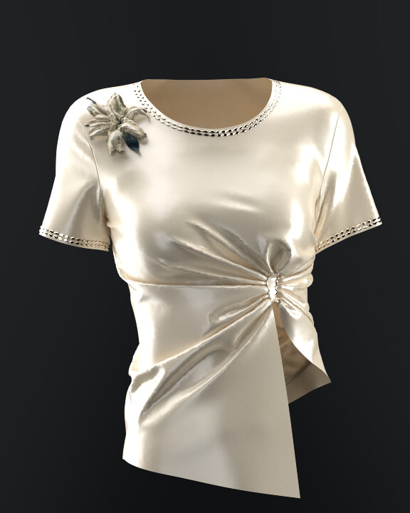 ArtStation - White blouse