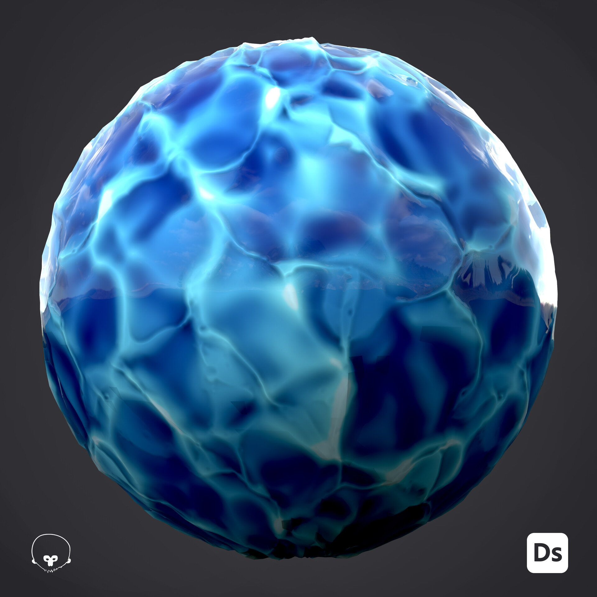 ArtStation - Stylized Water Material
