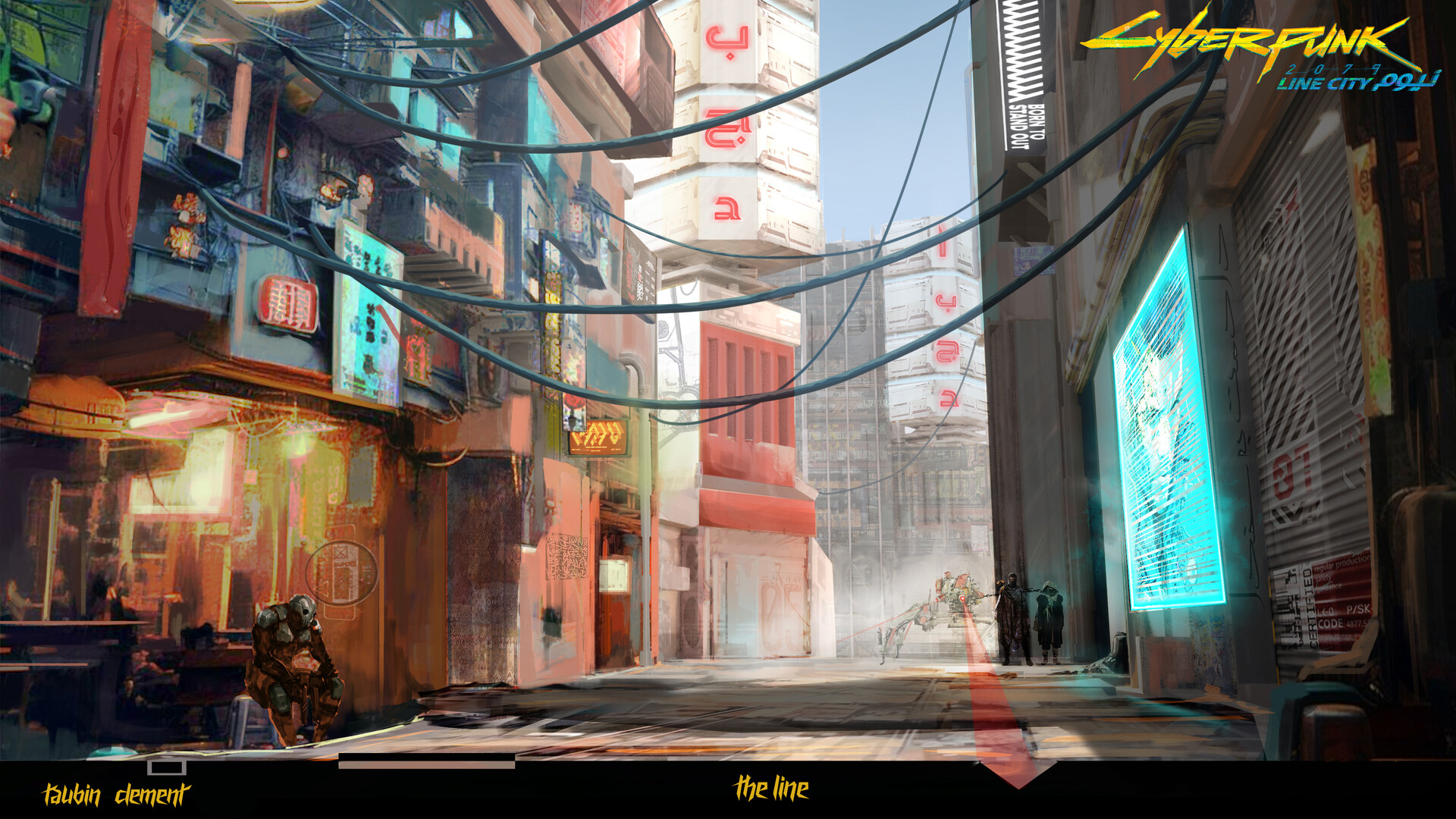 ArtStation - Cyberpunk 2079 Line City