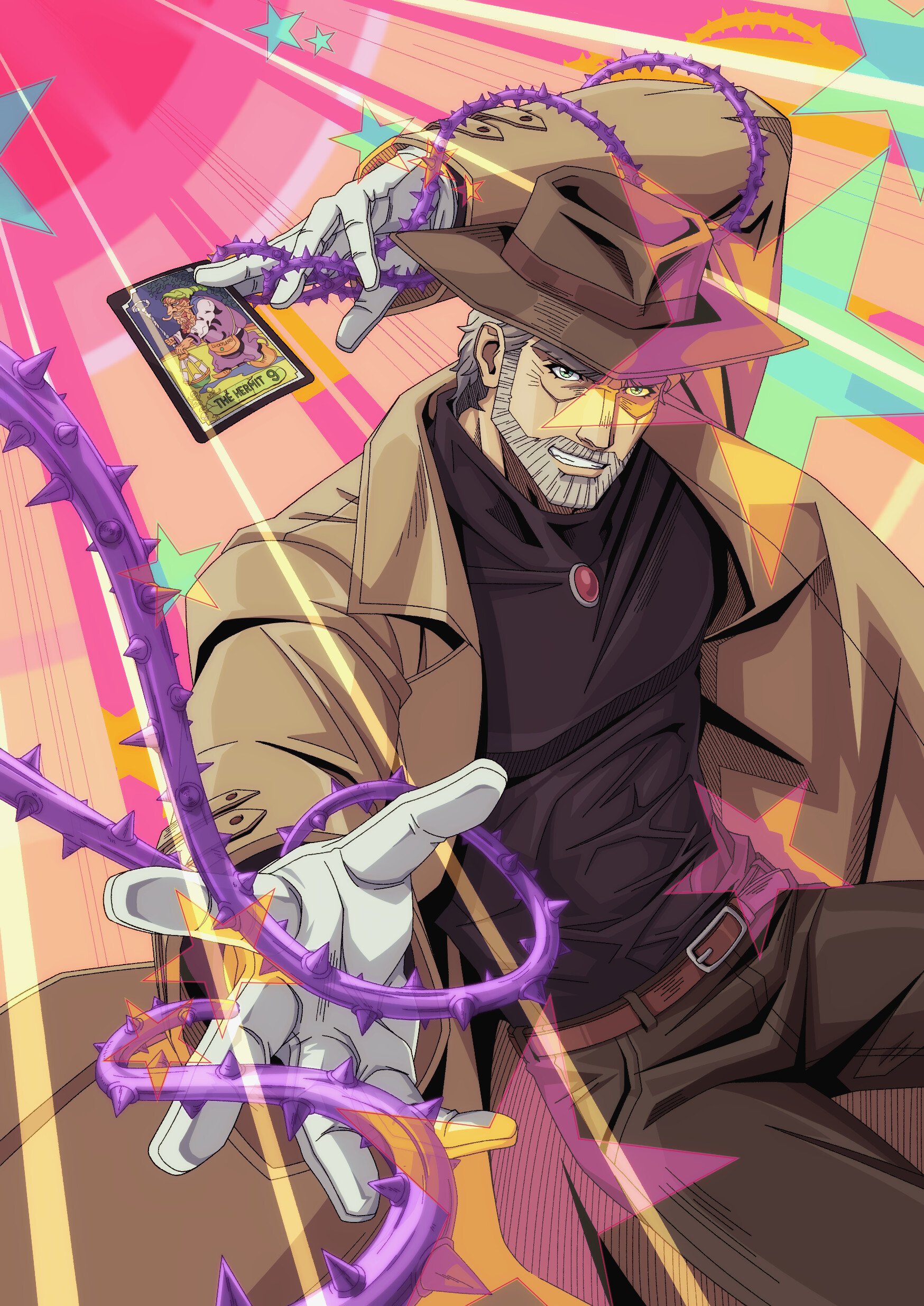 ArtStation - JoJo's Bizarre Adventure: Stardust Crusaders - Joseph Joestar