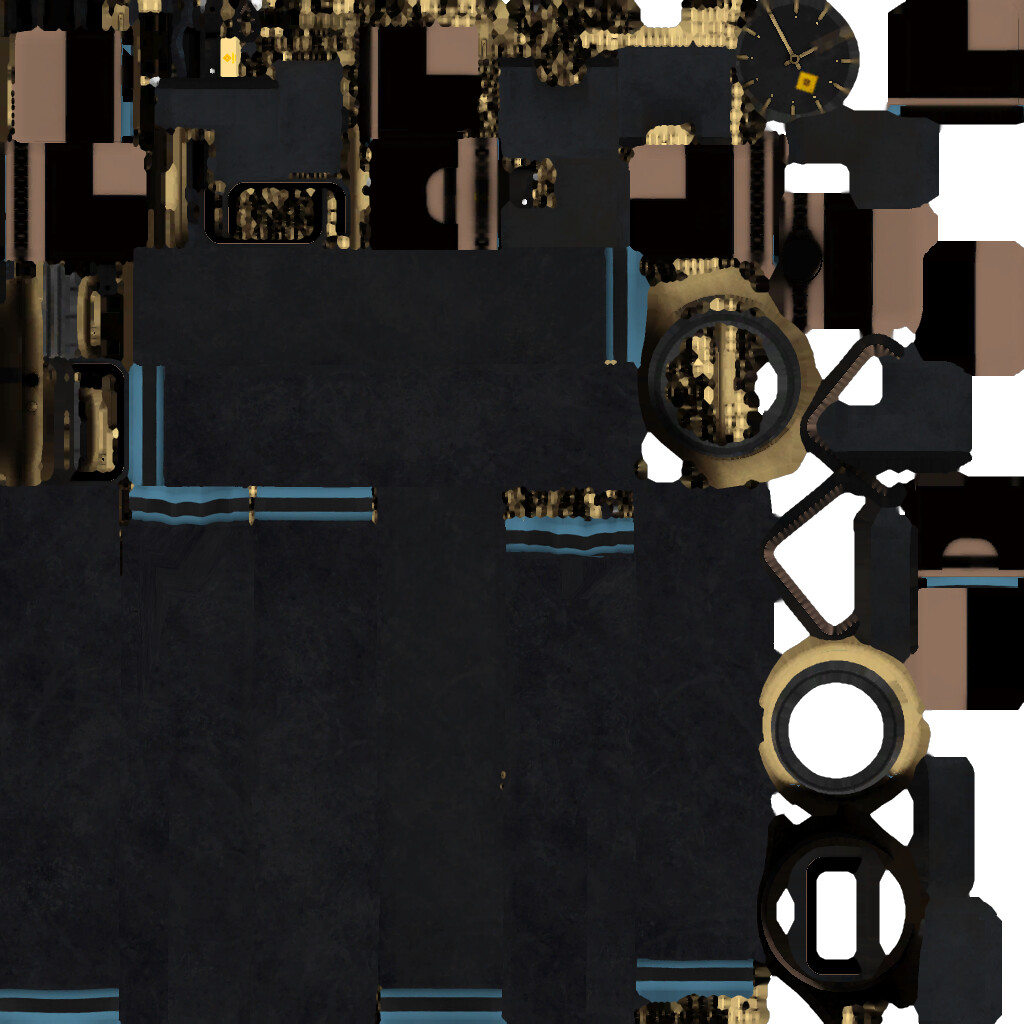 ArtStation - viewport arms texture