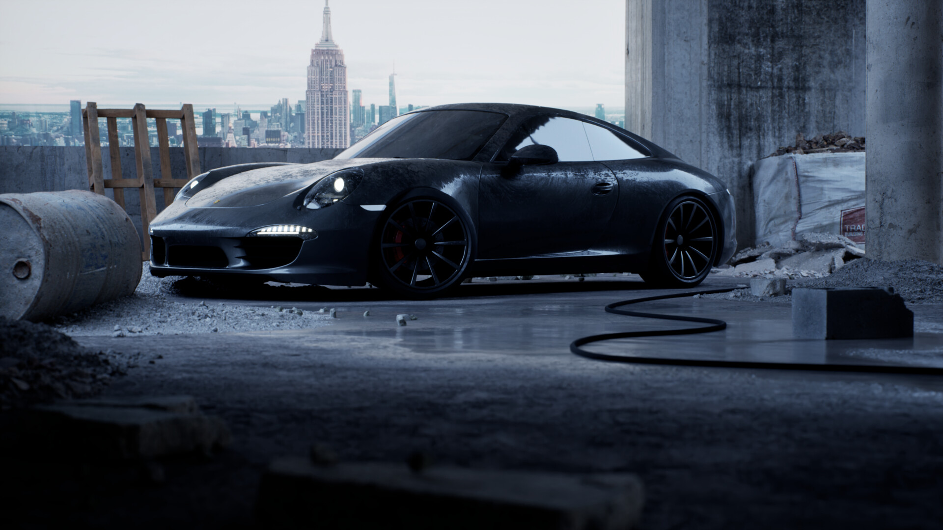 ArtStation - Porsche 911 automotive render