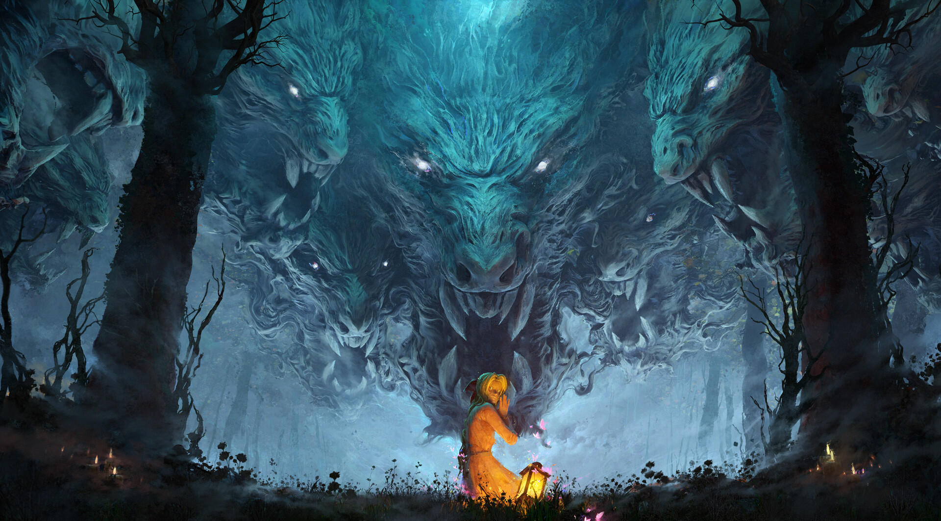 ArtStation - GHOST WOLVES