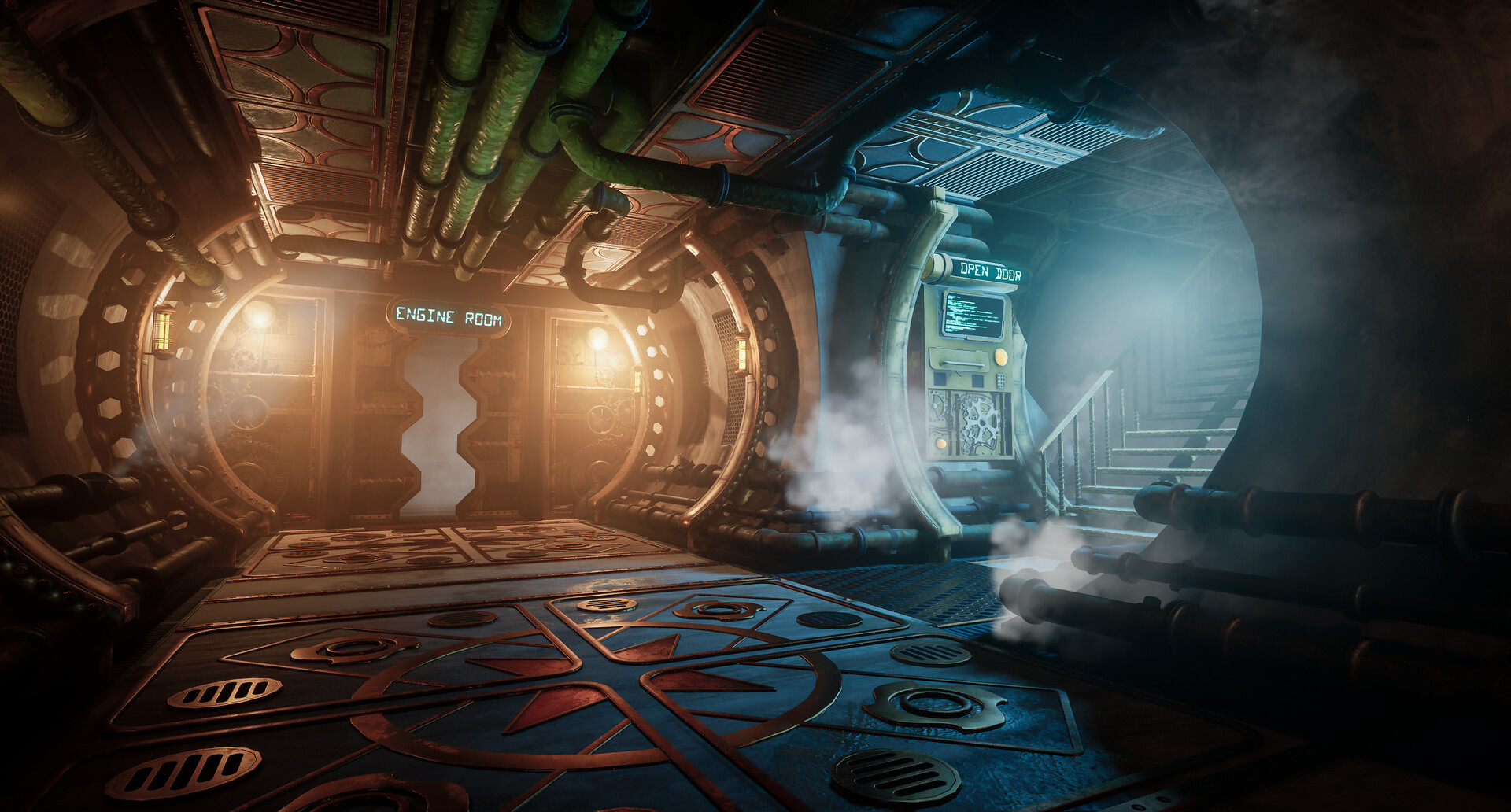 ArtStation - SteamPunk Corridor