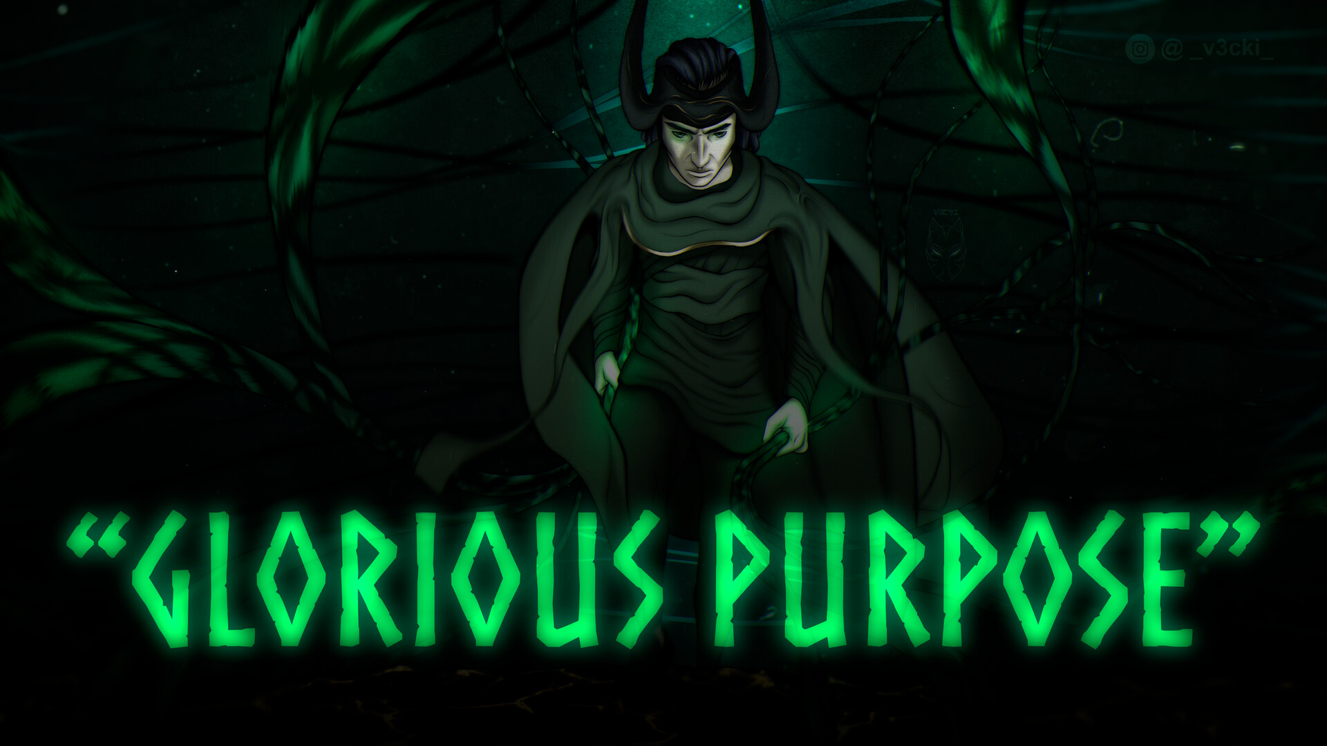 Victor Lobato de Sá - Loki God Of Stories Fan Art!