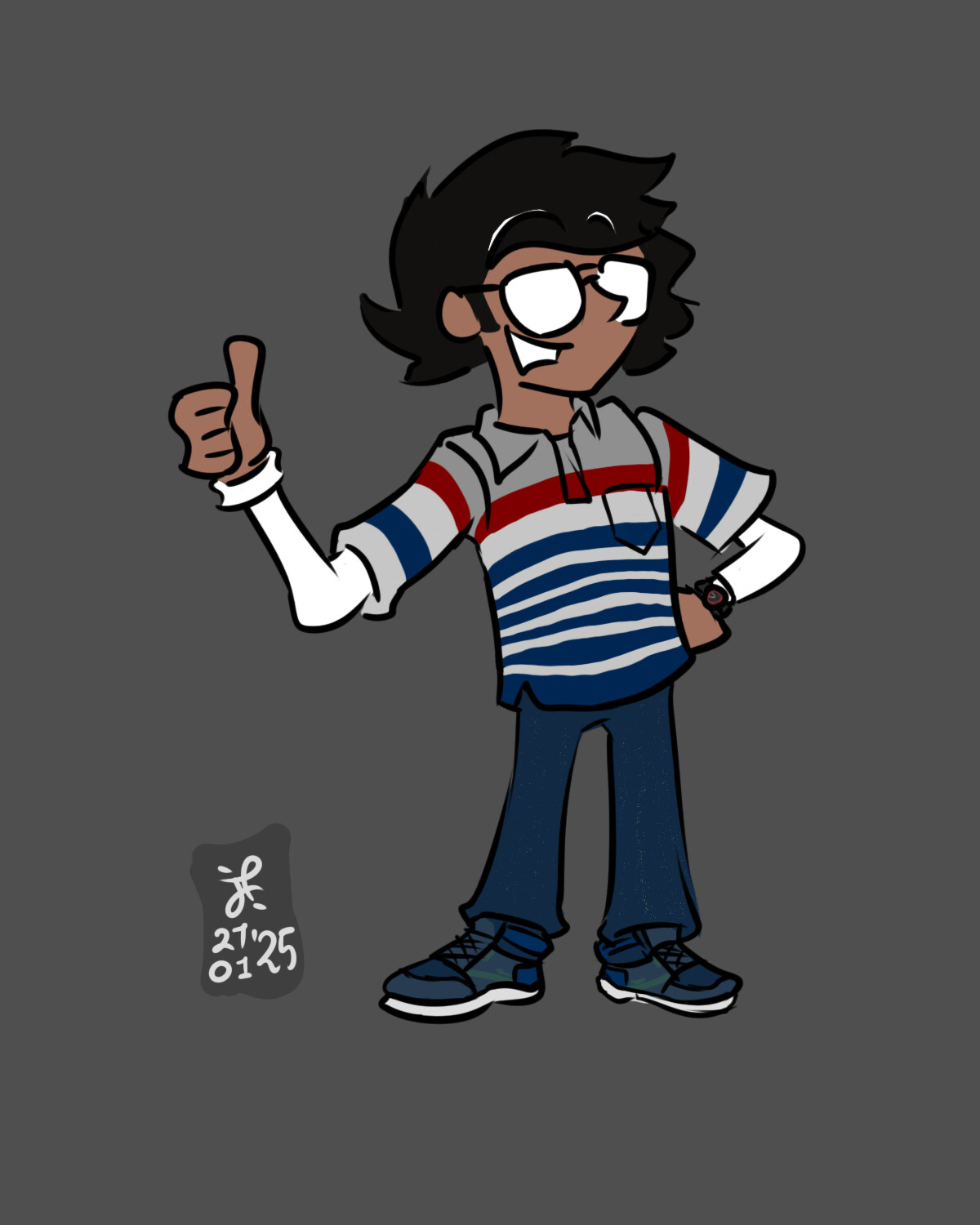 ArtStation - Self Portrait Cartoon