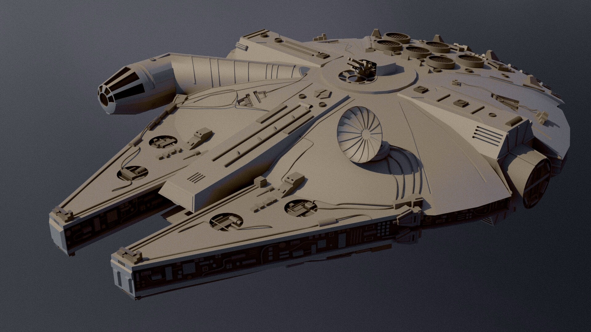 ArtStation - Millennium Falcon