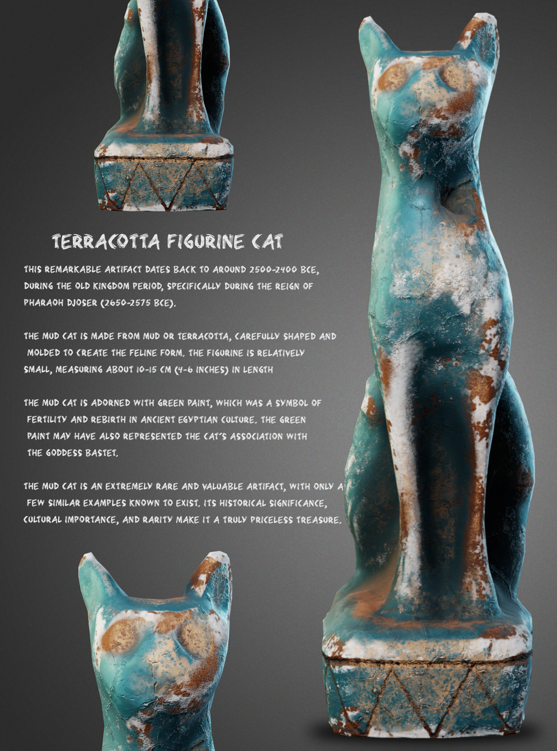Sahid Sk - Terracotta Figurine Cat