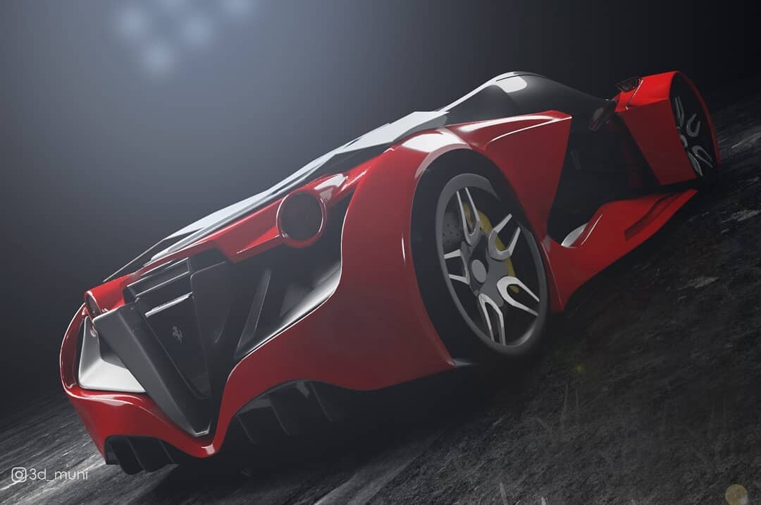 ArtStation - Ferrari Impronta Concept Model 3D