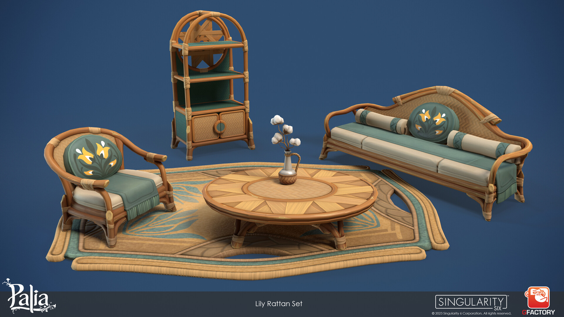 GFactory - Furniture - Lily Rattan Set