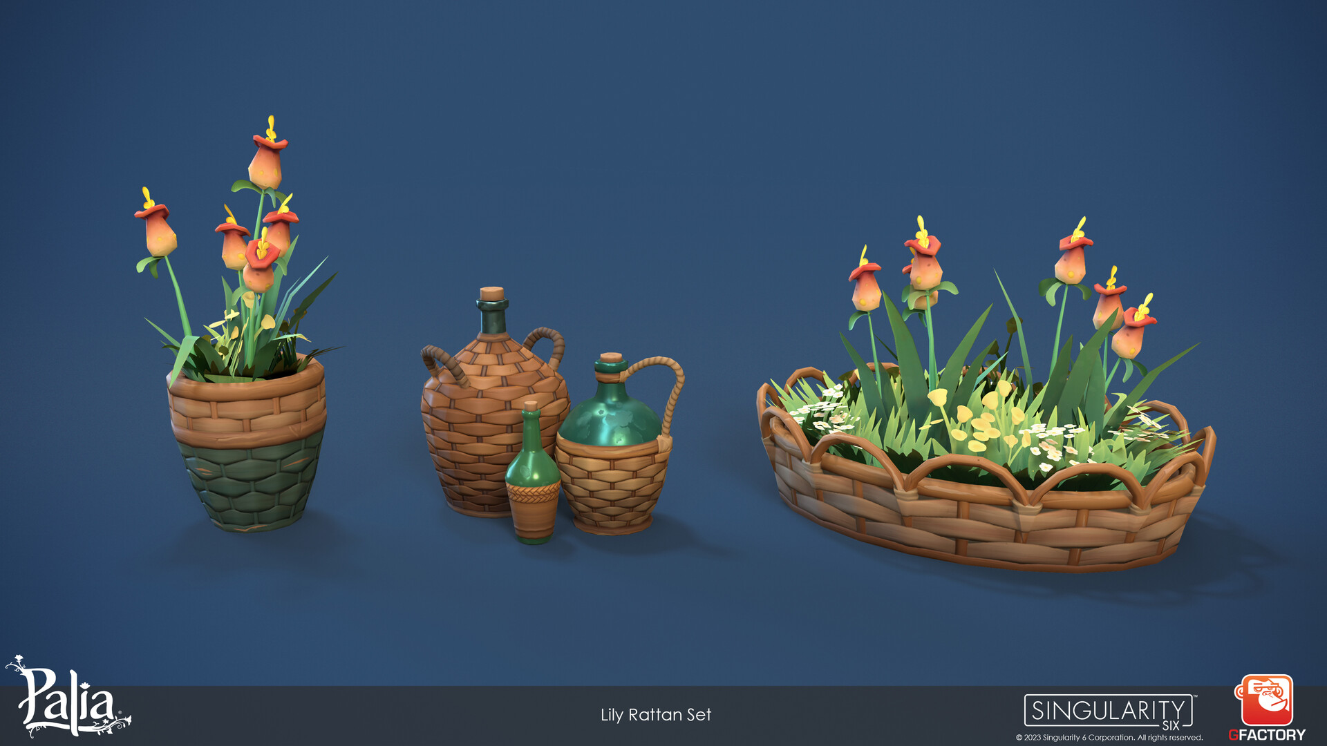 GFactory - Furniture - Lily Rattan Set